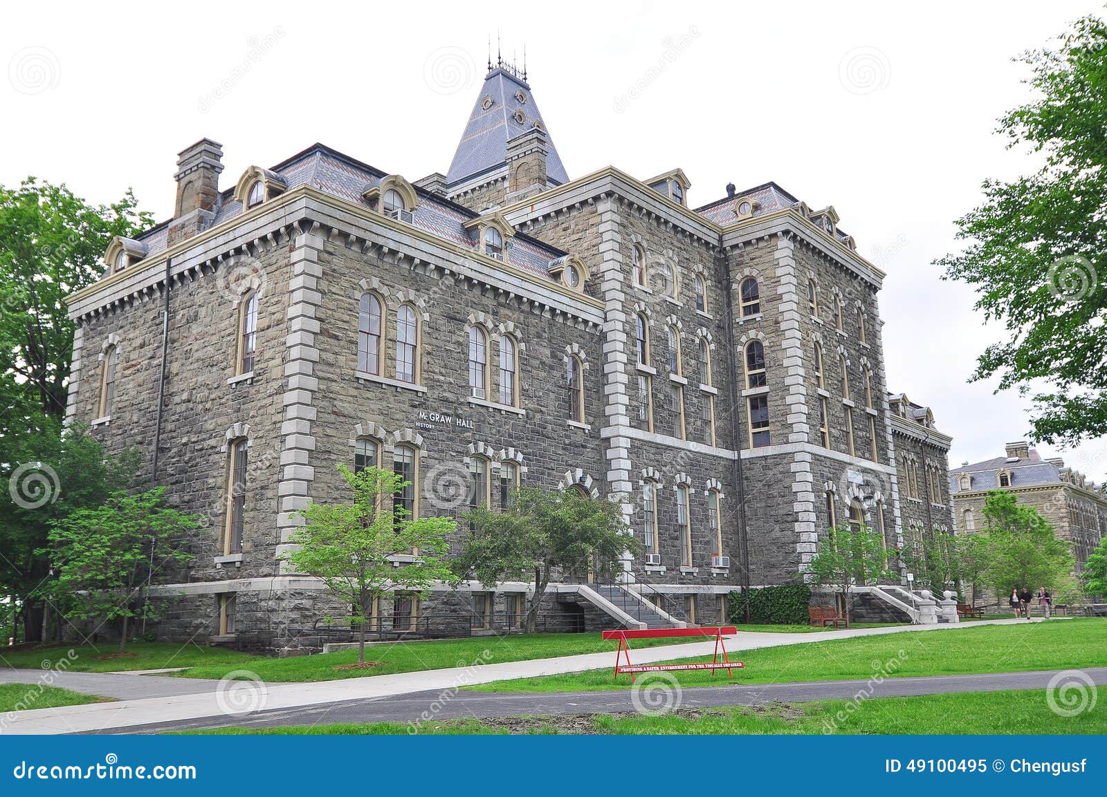 Cornell Campus building stock image. Image of learning - 49100495