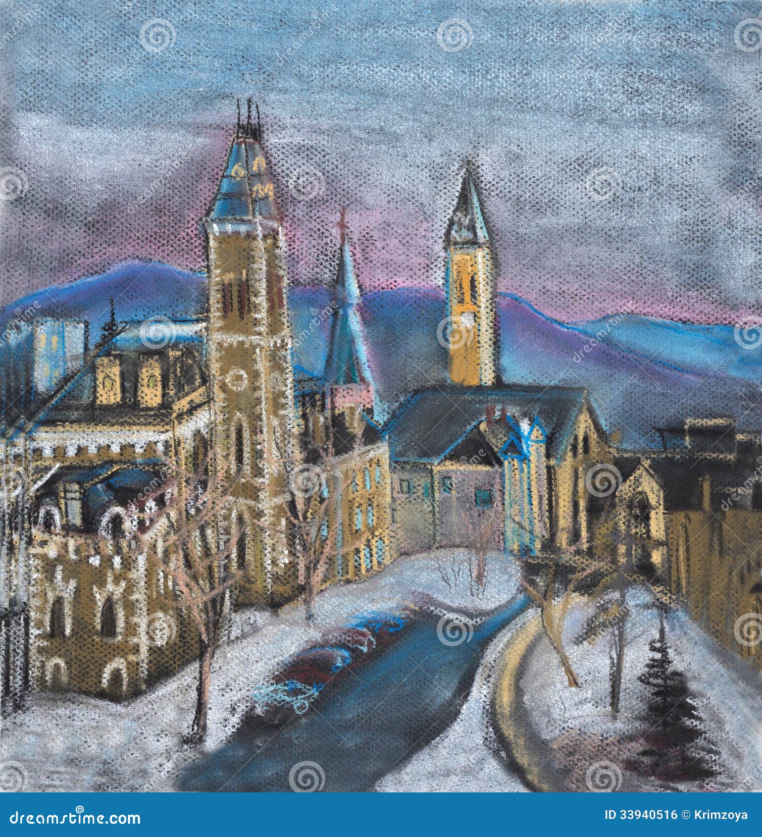 Cornell University stock illustration. Illustration of gotic - 33940516