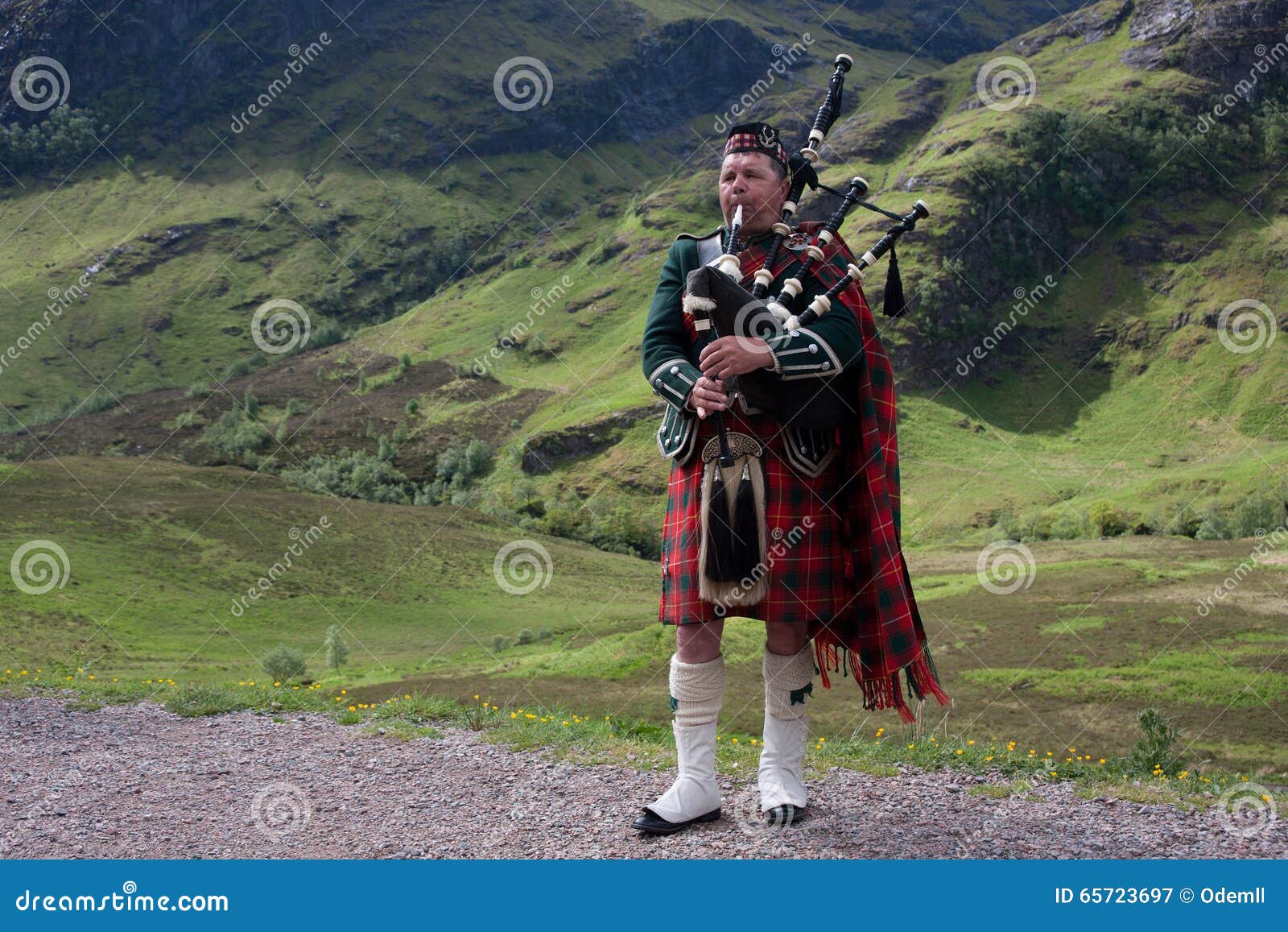 Cornemuses écossaises photographie éditorial. Image du cornemuseur - 65723697