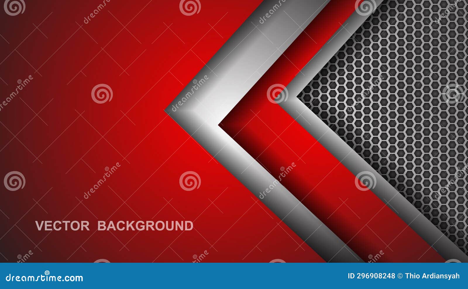 Corner Arrows Overlap Vector Background on Space for Text and Message ...