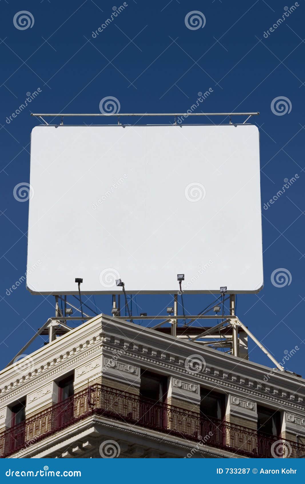 Corner Billboard stock image. Image of print, board, inform - 733287