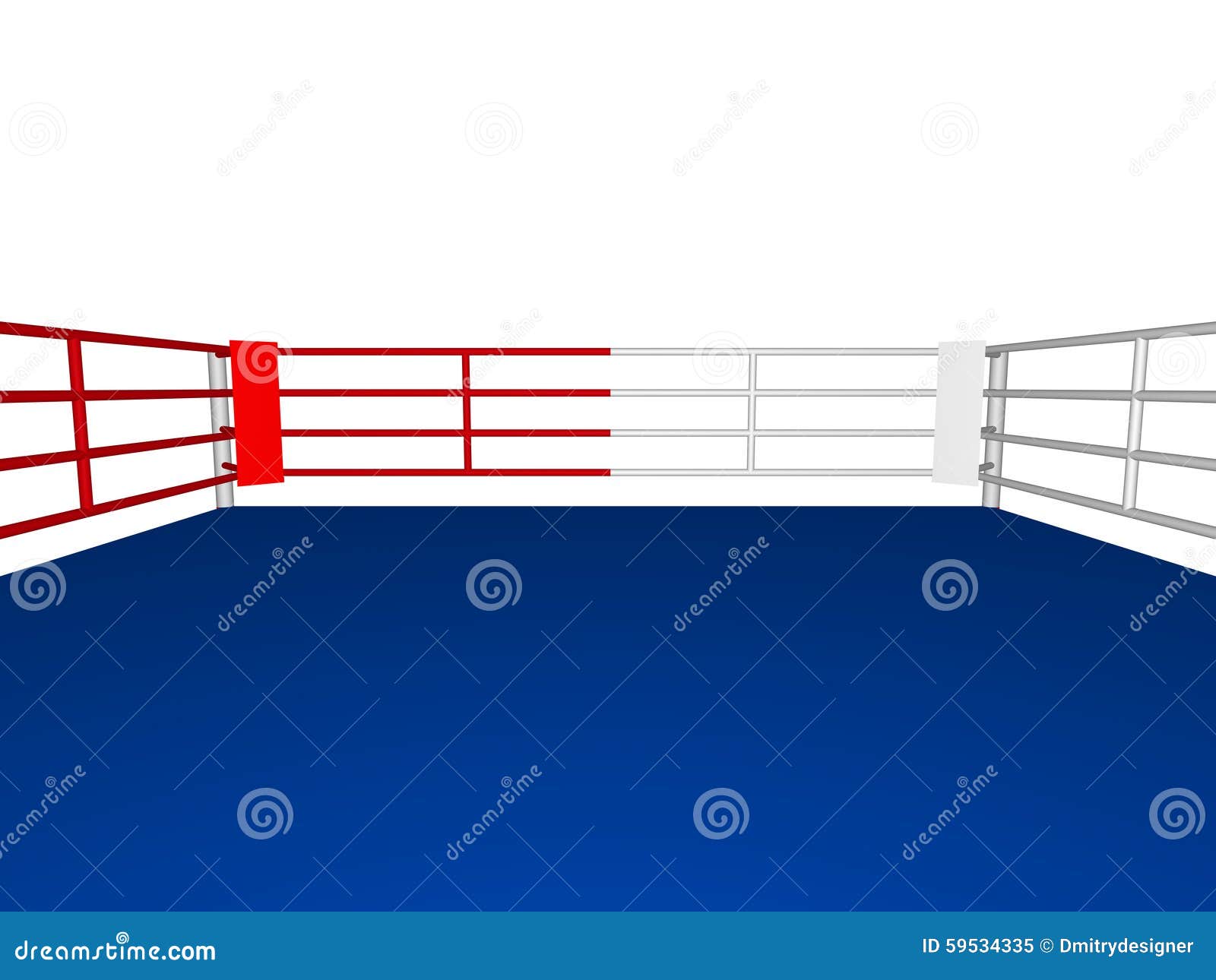 Corner of a Boxing ring stock illustration. Illustration of blue - 59534335