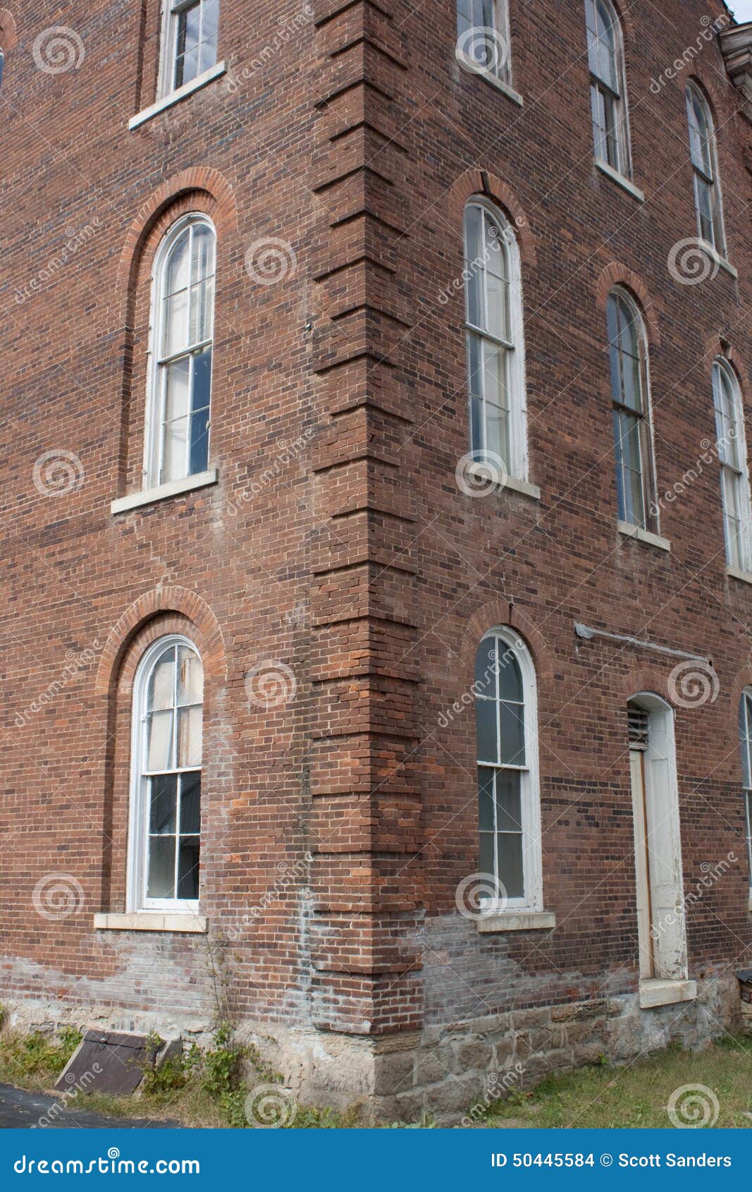Corner of Brick Building stock photo. Image of building - 50445584