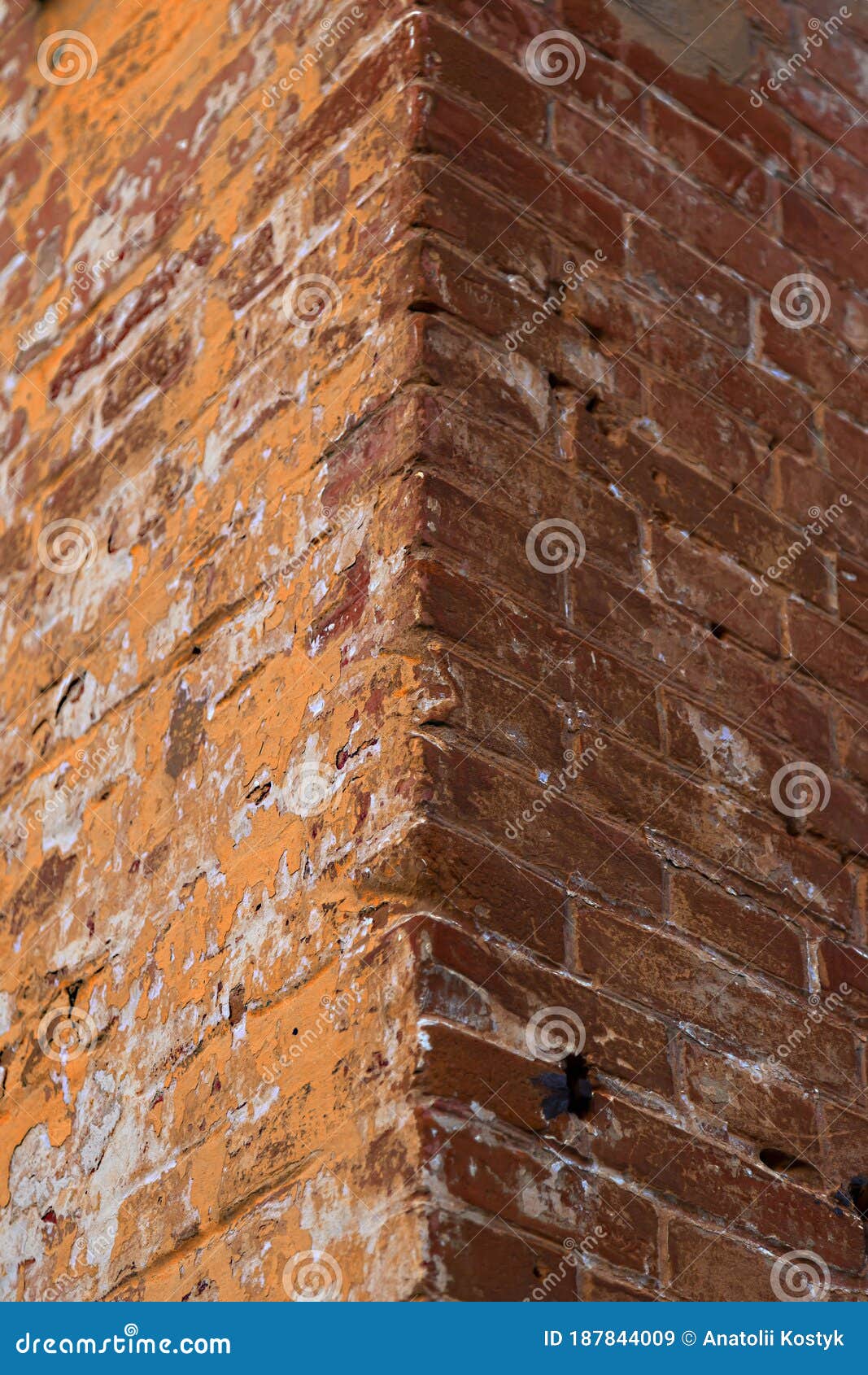 The Texture of the Old Brick Stock Image - Image of background, brown ...