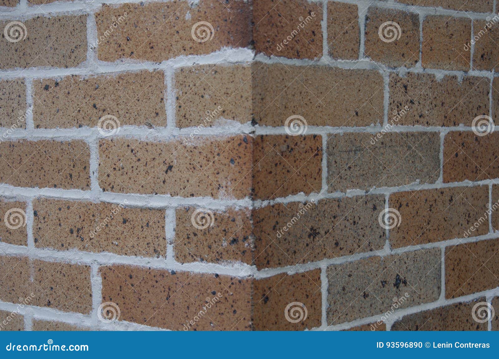 Corner Brick Walls stock photo. Image of buildings, pattern - 93596890