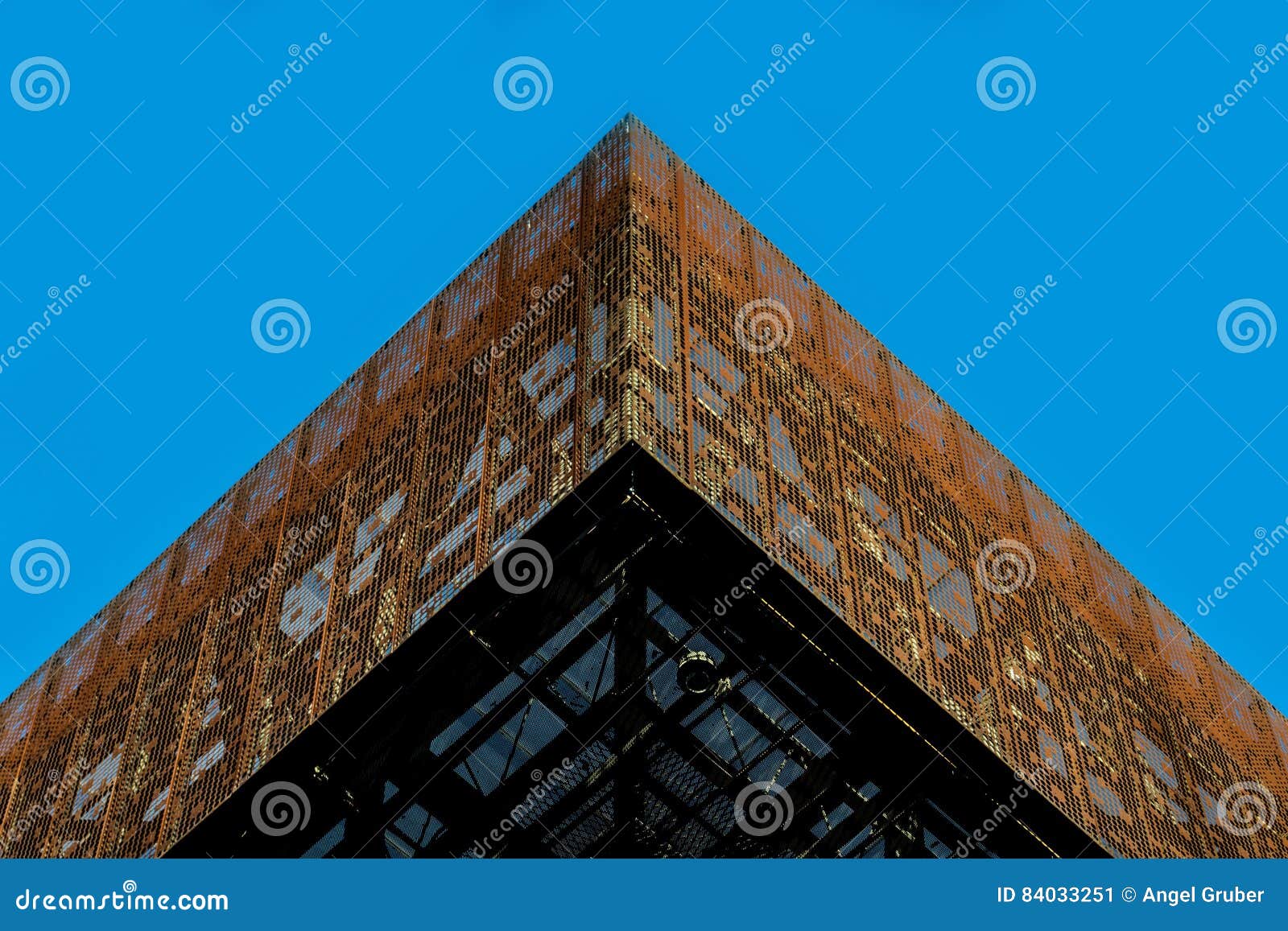 A corner of a building stock image. Image of clean, blue - 84033251