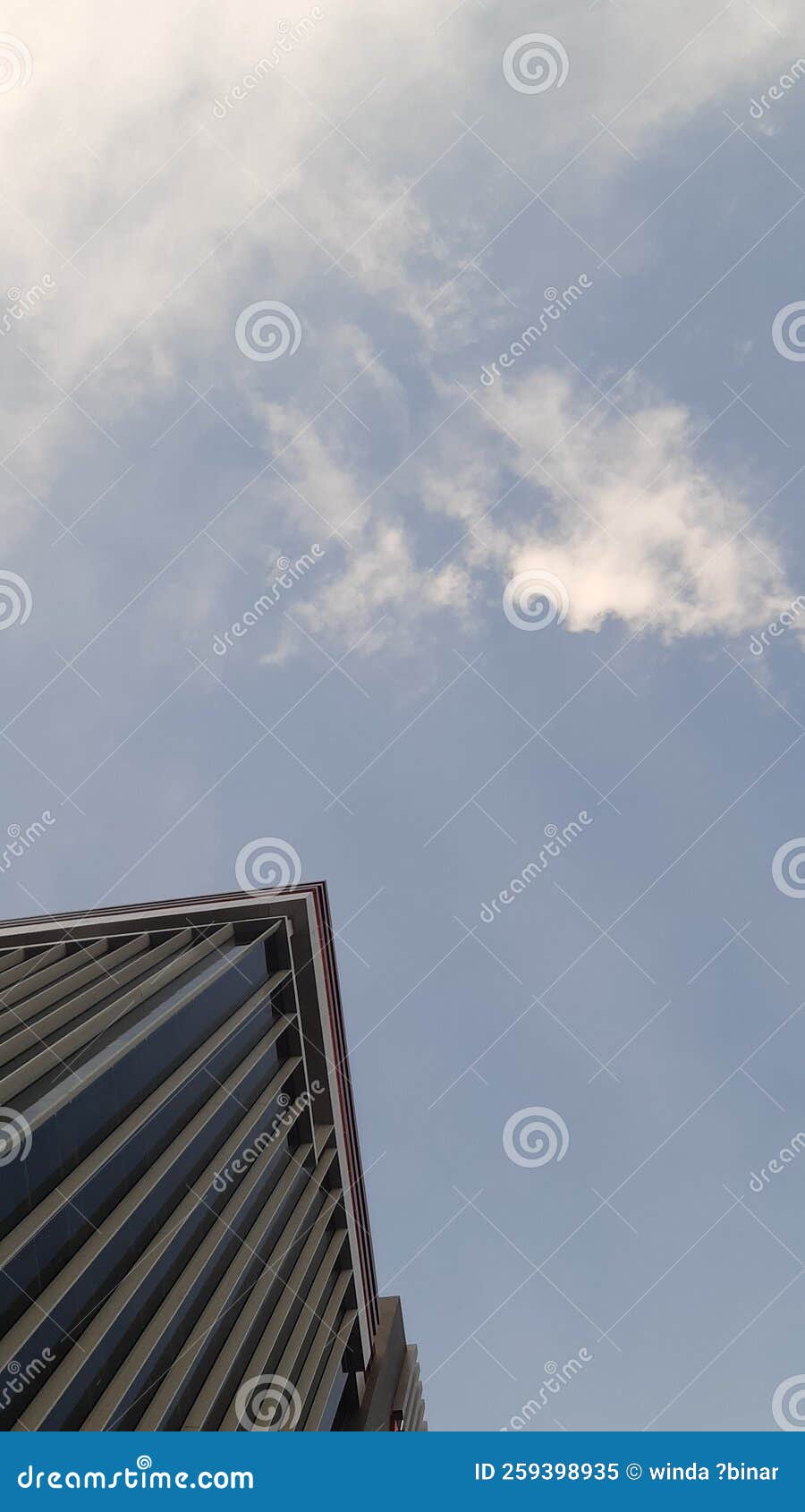 Corner Building Sky Cloud Reflection Stock Image - Image of house ...
