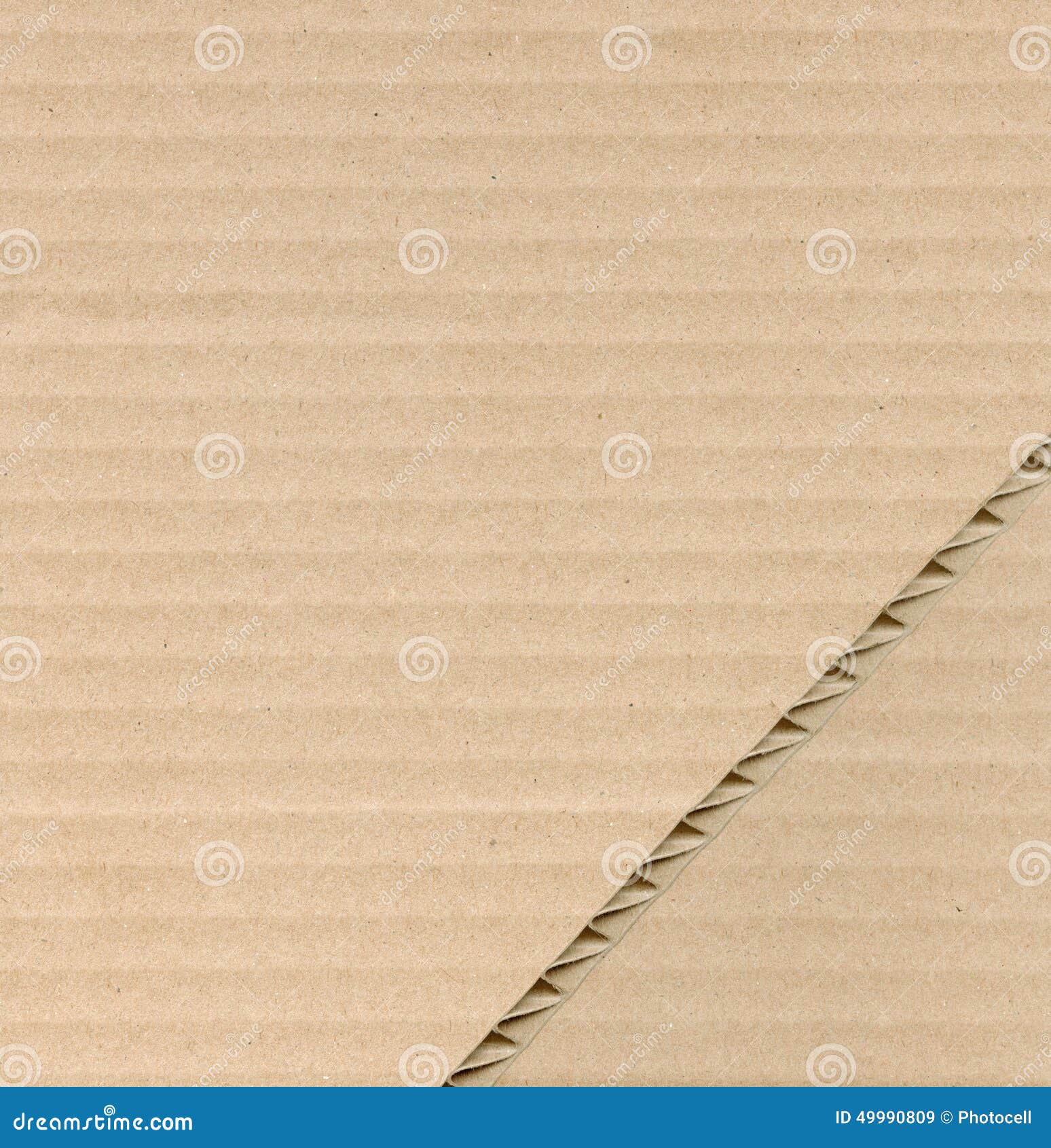 Corner on cardboard stock image. Image of pattern, corrugate - 49990809