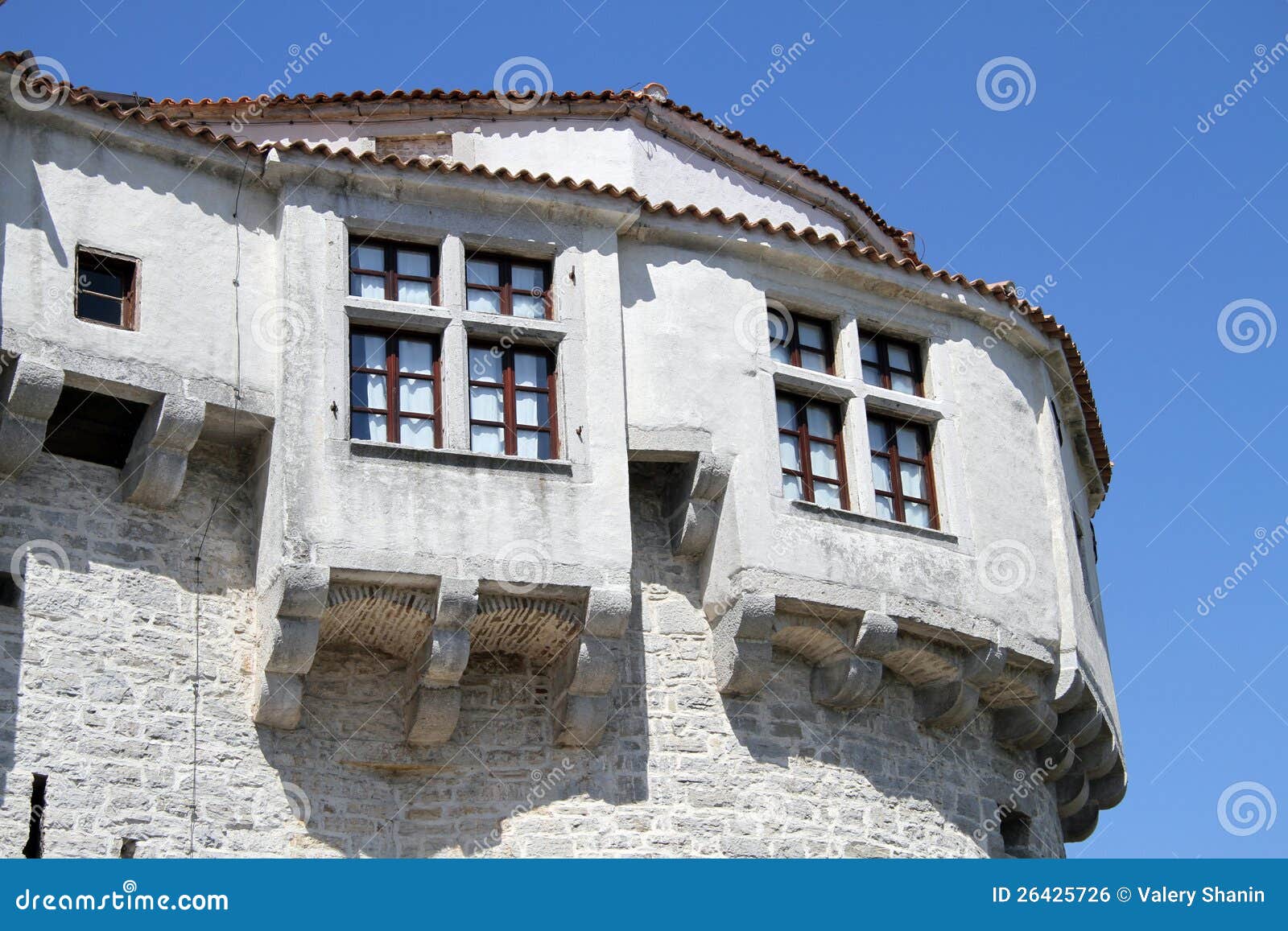 Corner of castle stock photo. Image of palace, built - 26425726