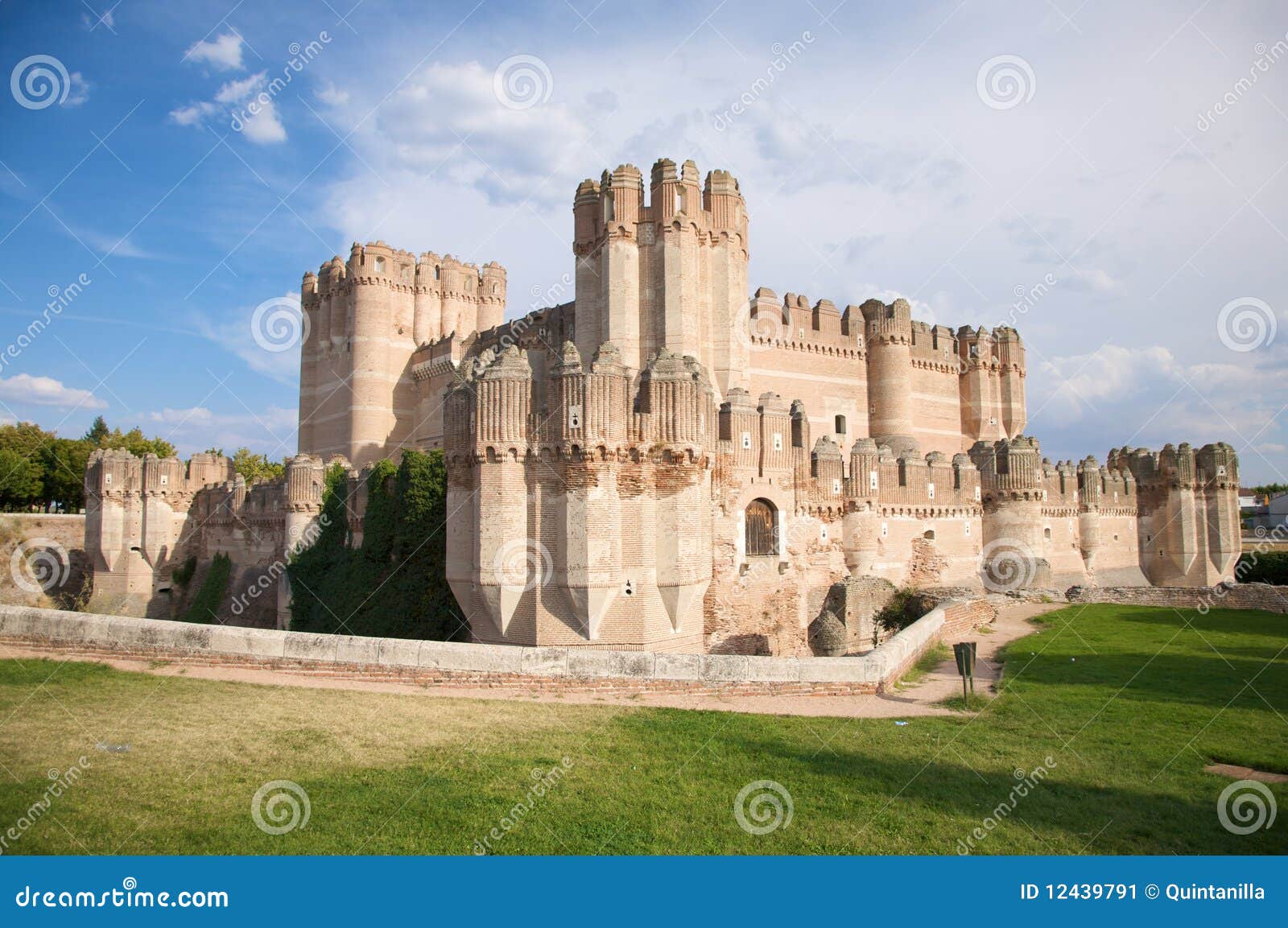 Corner of coca castle stock image. Image of fortress - 12439791