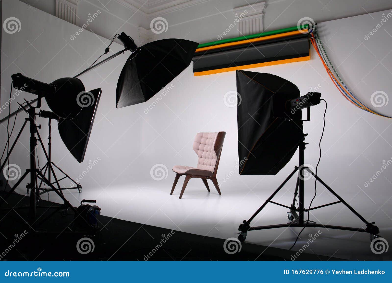 Corner Cyclorama in a Photo Studio Stock Photo - Image of shoot, studio ...