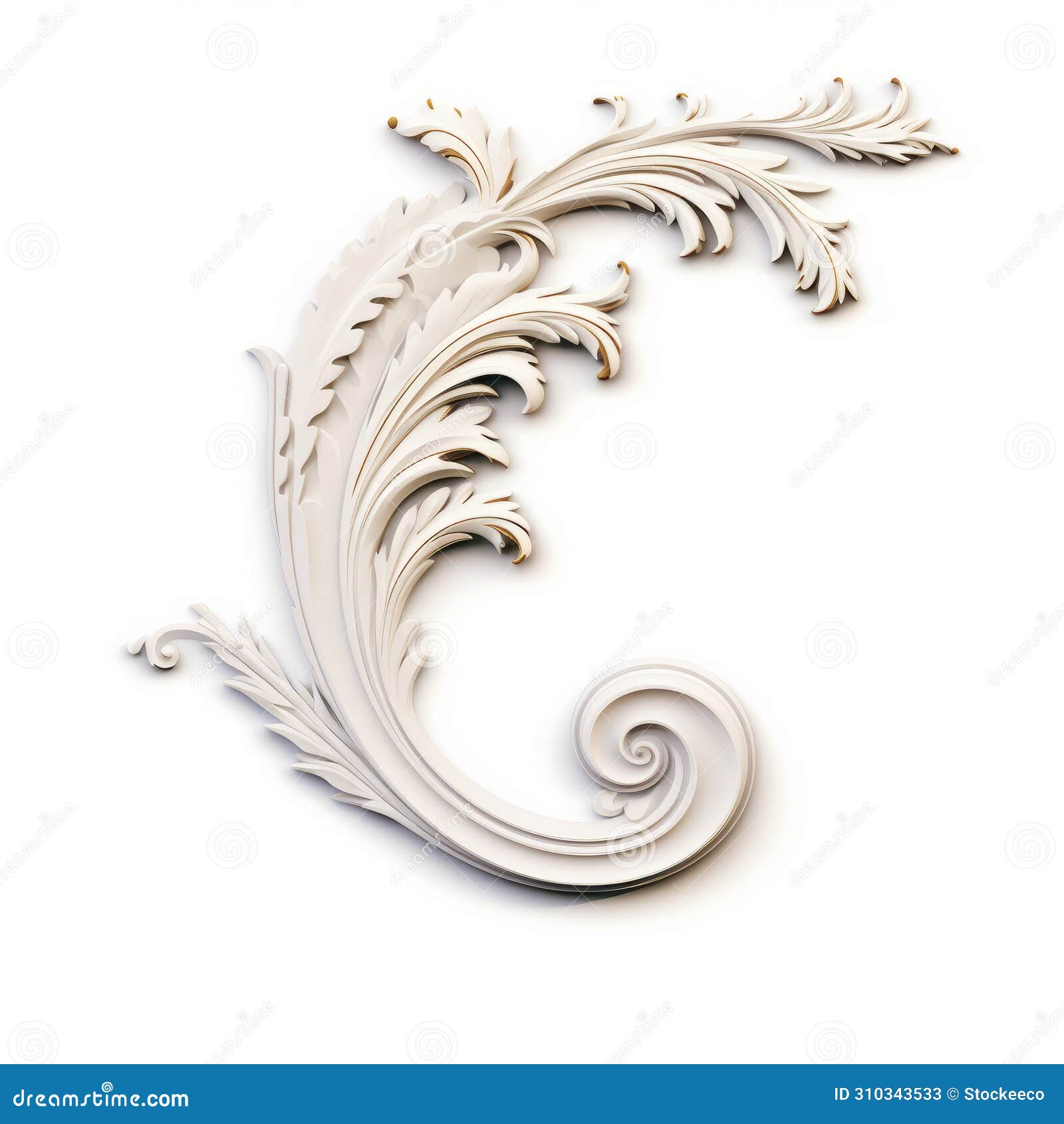 Corner Design Element on White Background Stock Illustration ...
