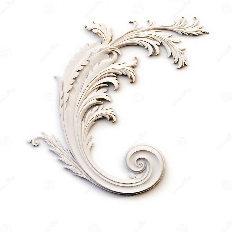 Corner Design Element on White Background Stock Illustration ...