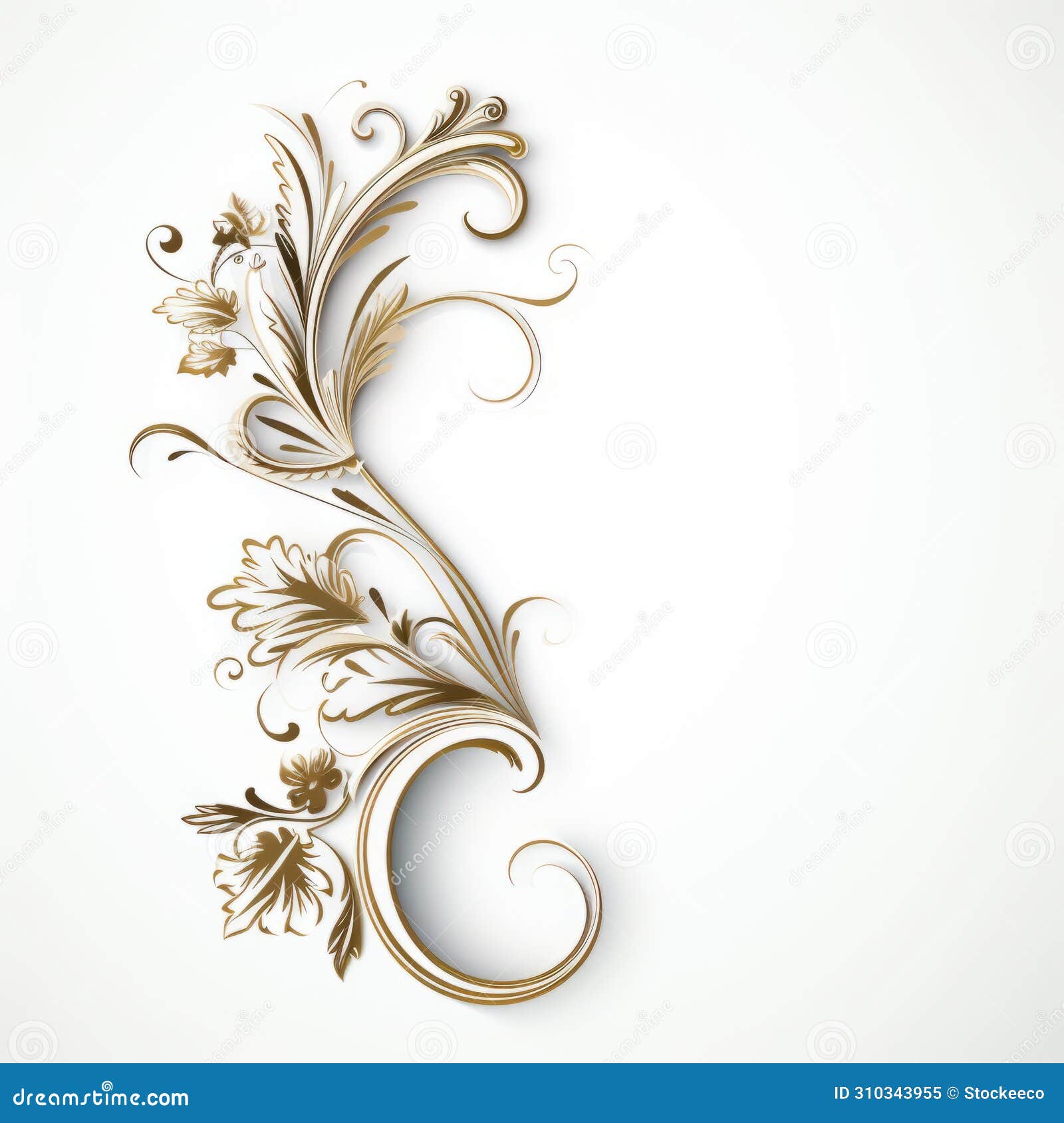 Corner Design Element on White Background Stock Illustration ...