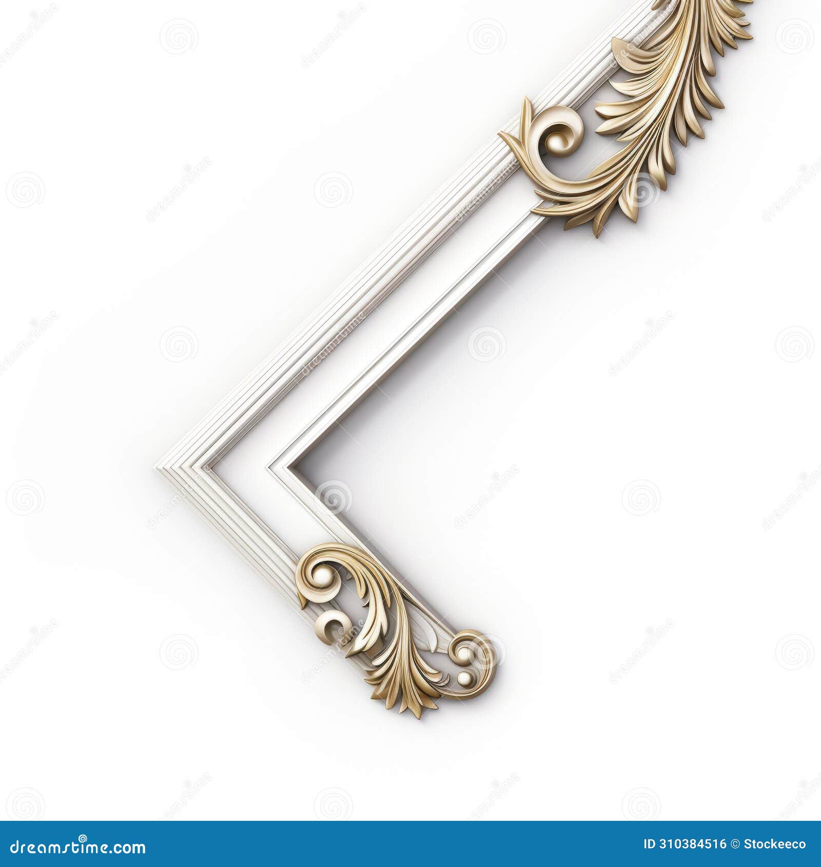 Corner Design Element on White Background Stock Illustration ...