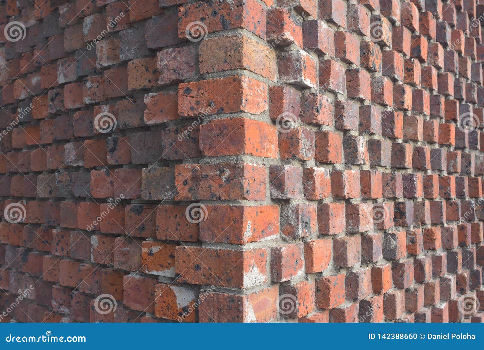Brick Wall Corner Building