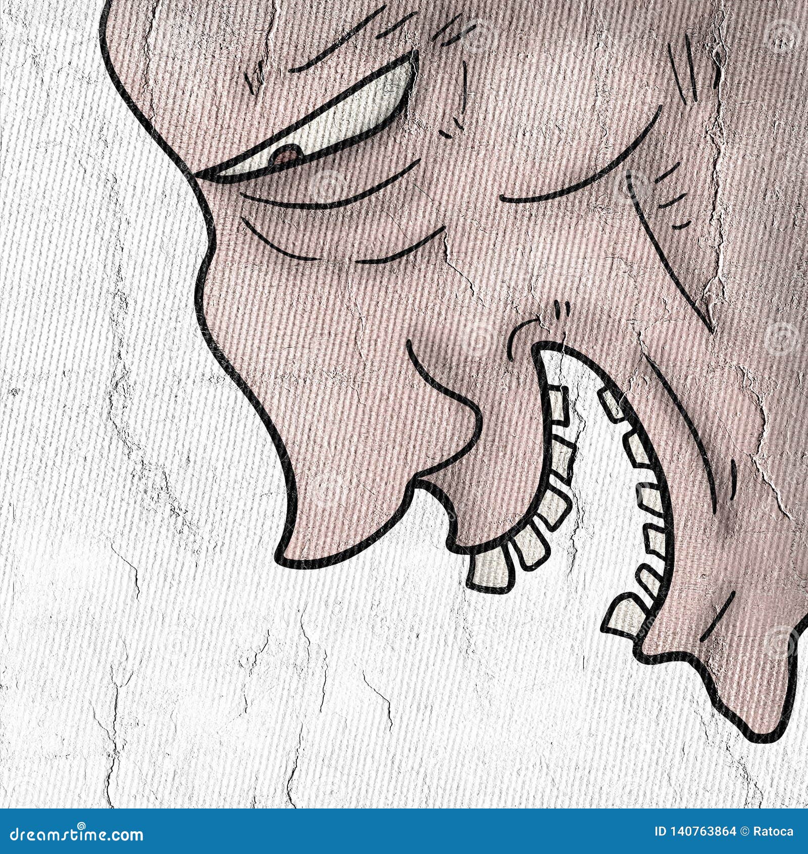 Corner face stock illustration. Illustration of creative - 140763864