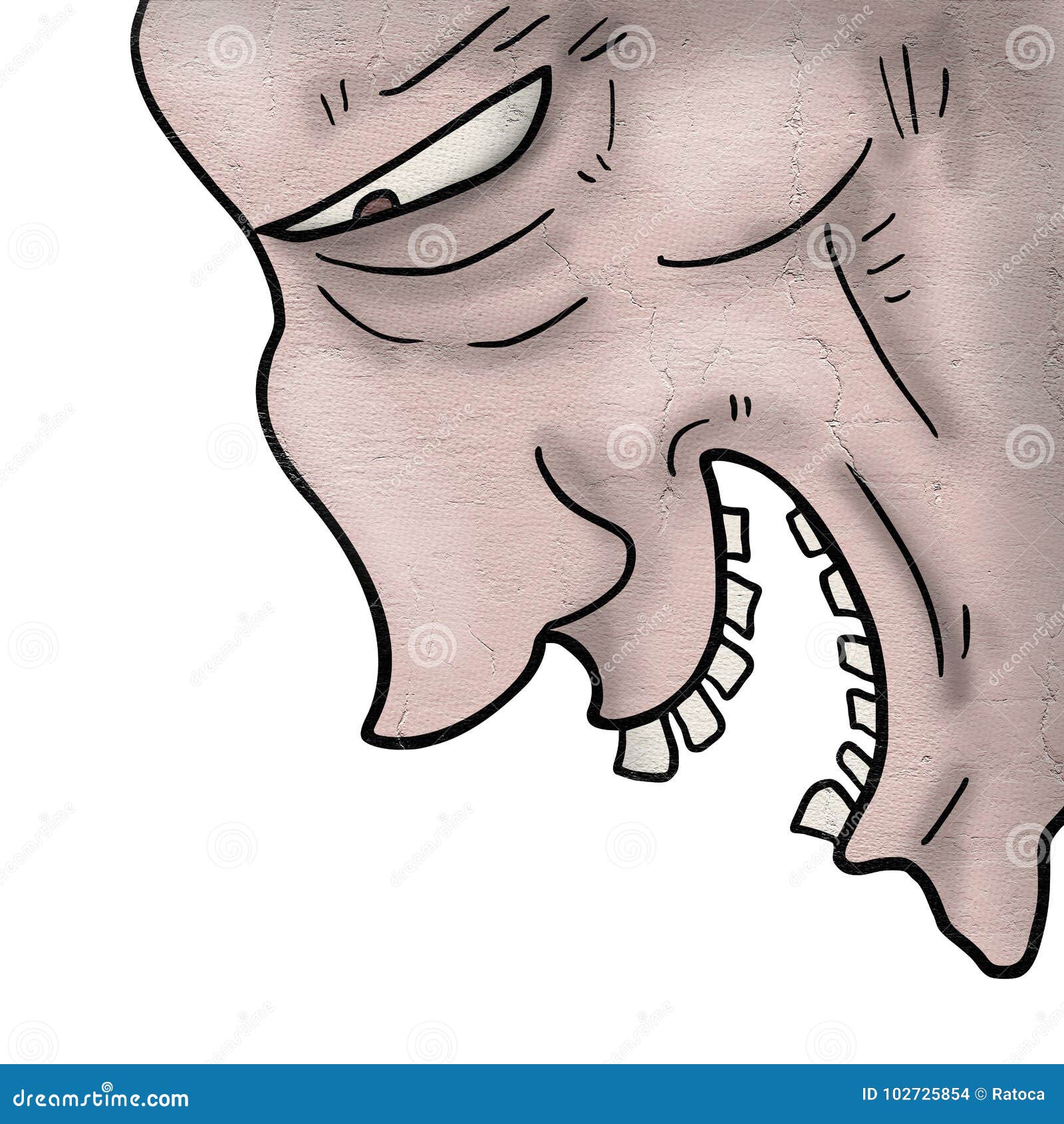 Corner face stock illustration. Illustration of puppet - 102725854