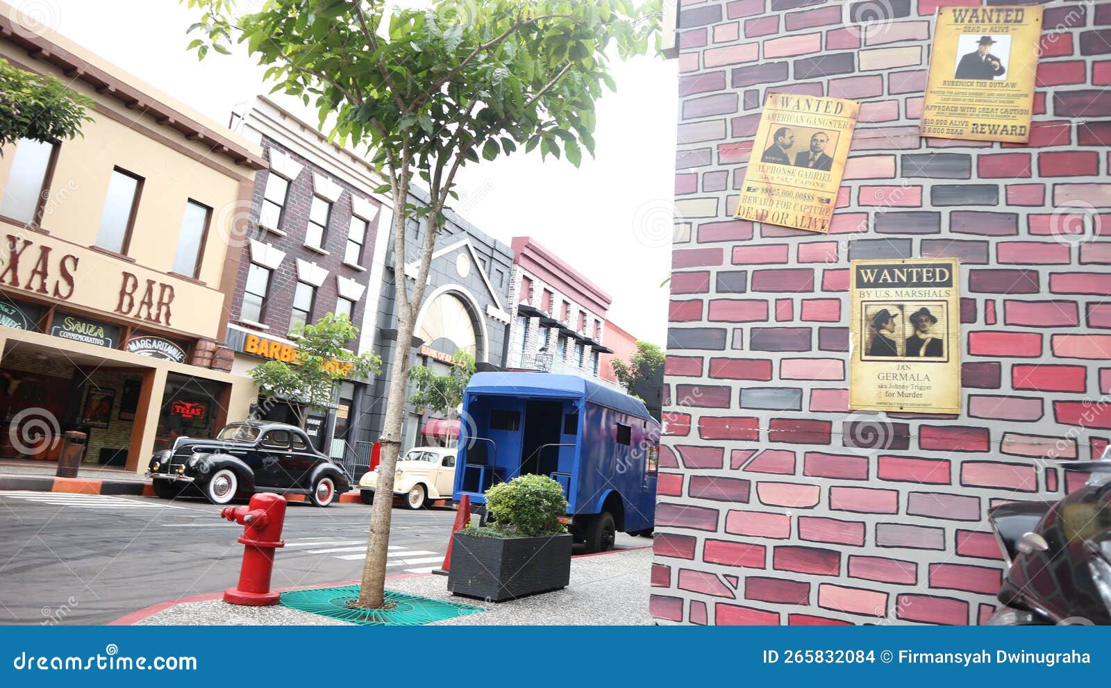 In a Corner of Fake City at Angkut Museum Malang East Java Editorial ...