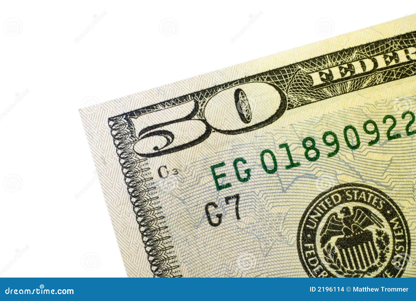 Corner Fifty Dollar Bill Stock Photos - Free & Royalty-Free Stock ...