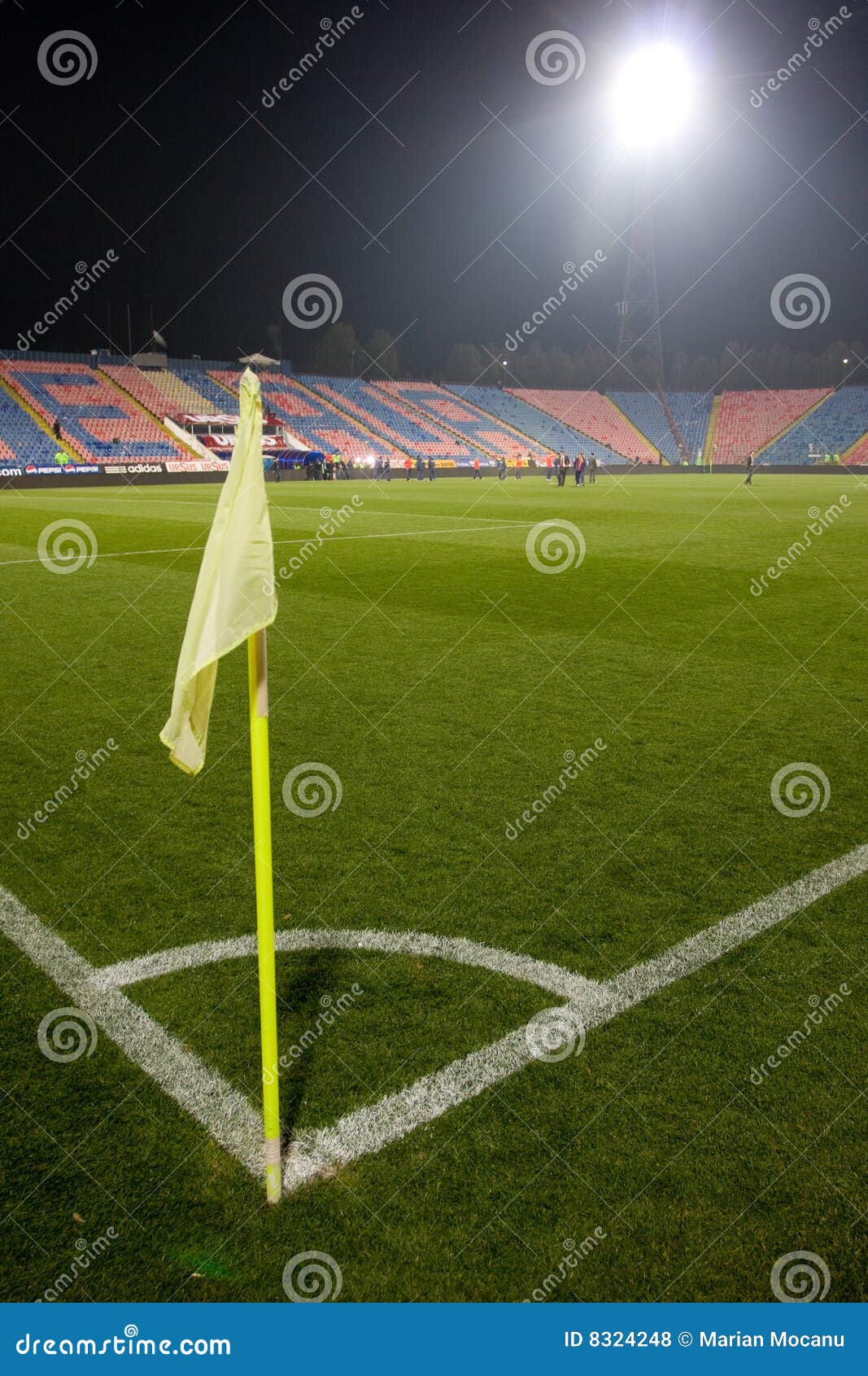 Corner flag editorial stock photo. Image of goals, dribble - 8324248