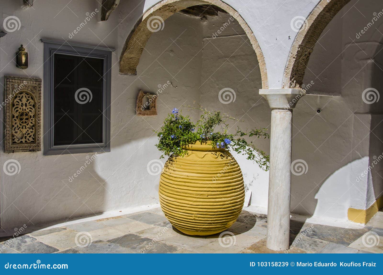 The Corner of the Flowerpot Stock Image - Image of natural, fine: 103158239