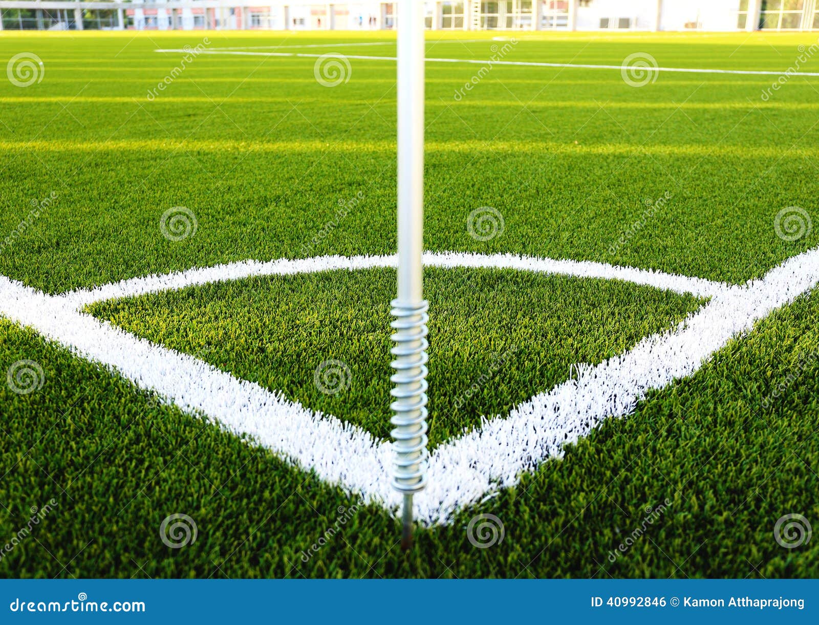 Corner football field stock photo. Image of line, beautiful - 40992846