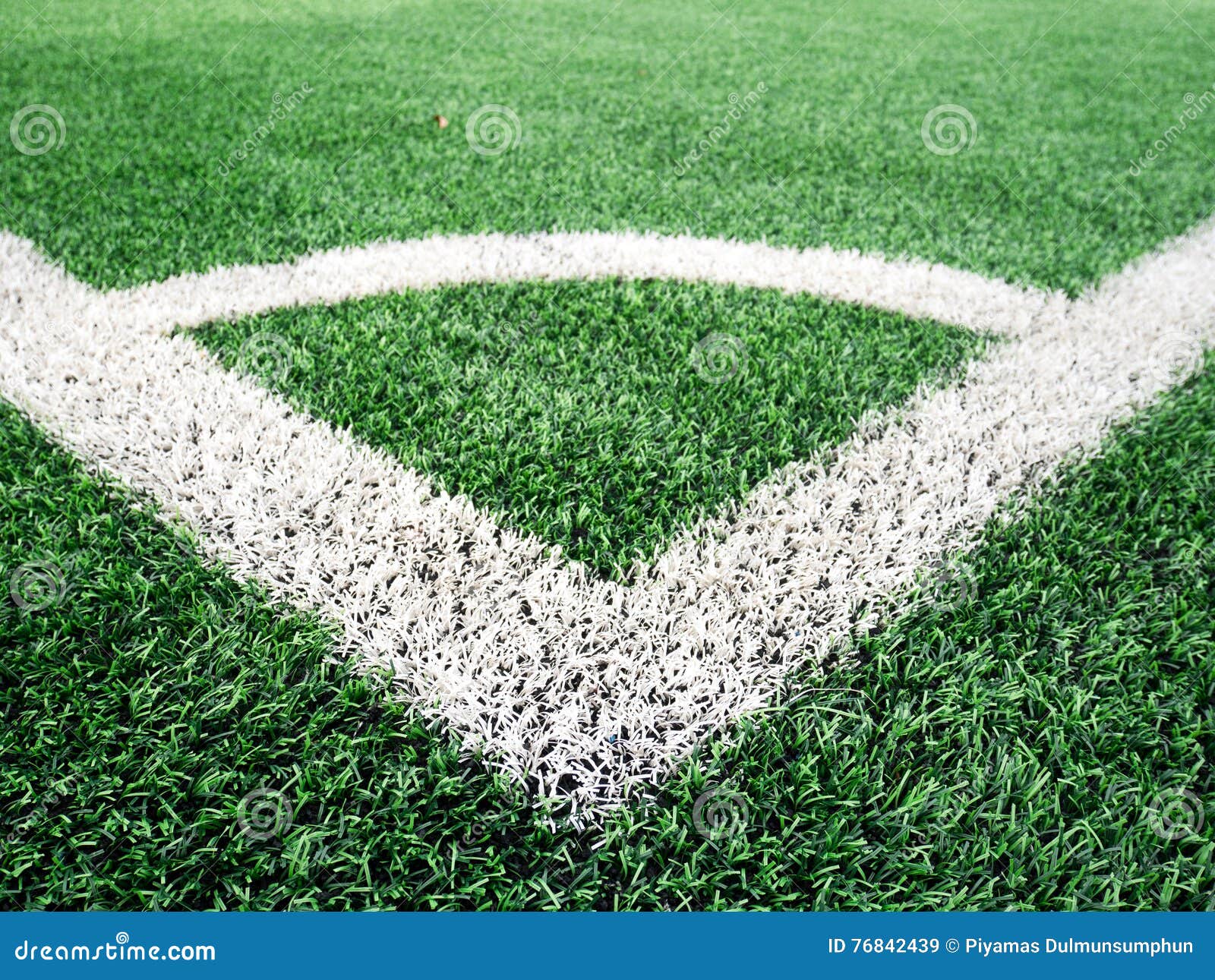The Corner Of Football Field Background Royalty-Free Stock Photo ...