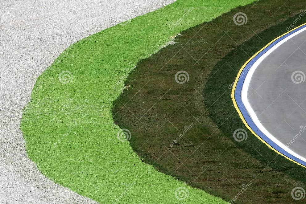 Corner of a Formula 1 Race Track Stock Photo - Image of rally, shape ...