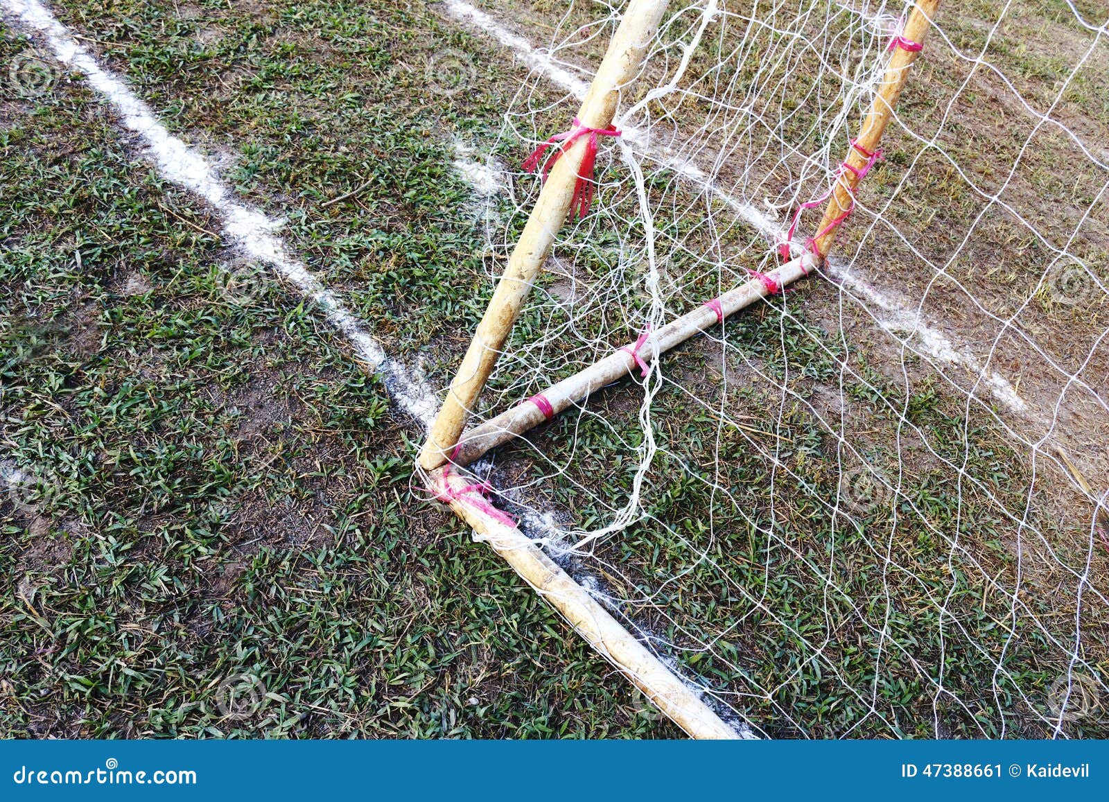 Corner of goal stock image. Image of background, posts - 47388661