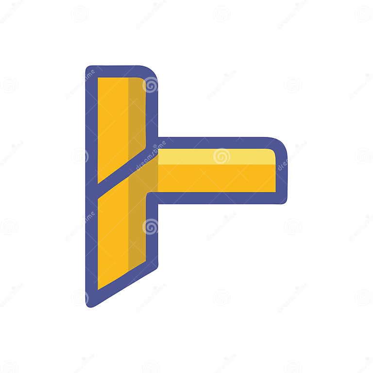 Corner Guard Design Icon for Surface Protection Stock Illustration ...