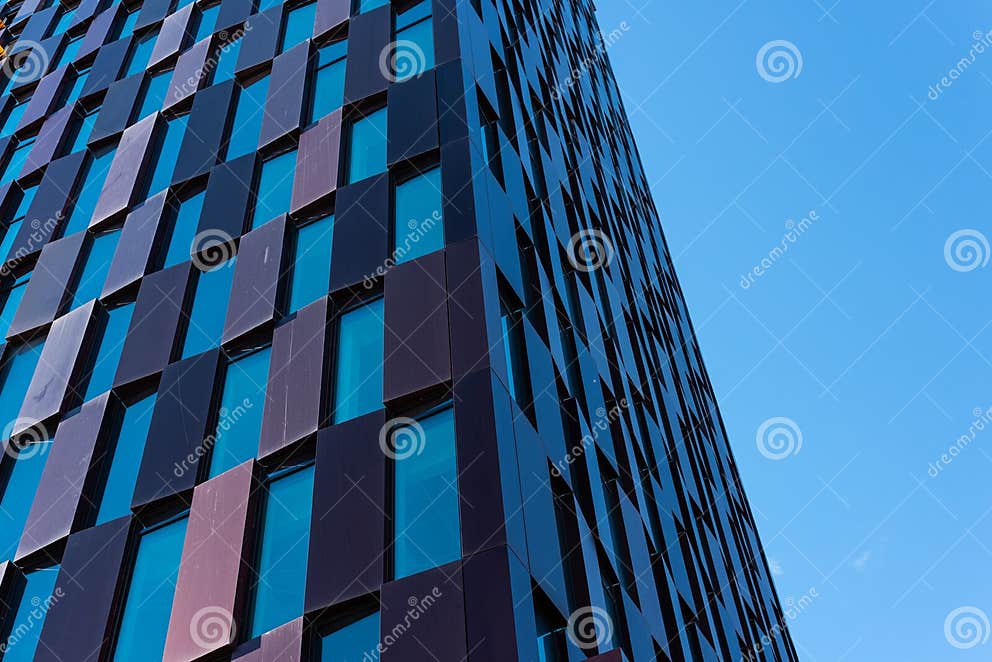 Corner of a High Rise Building Under Construction Stock Image - Image ...
