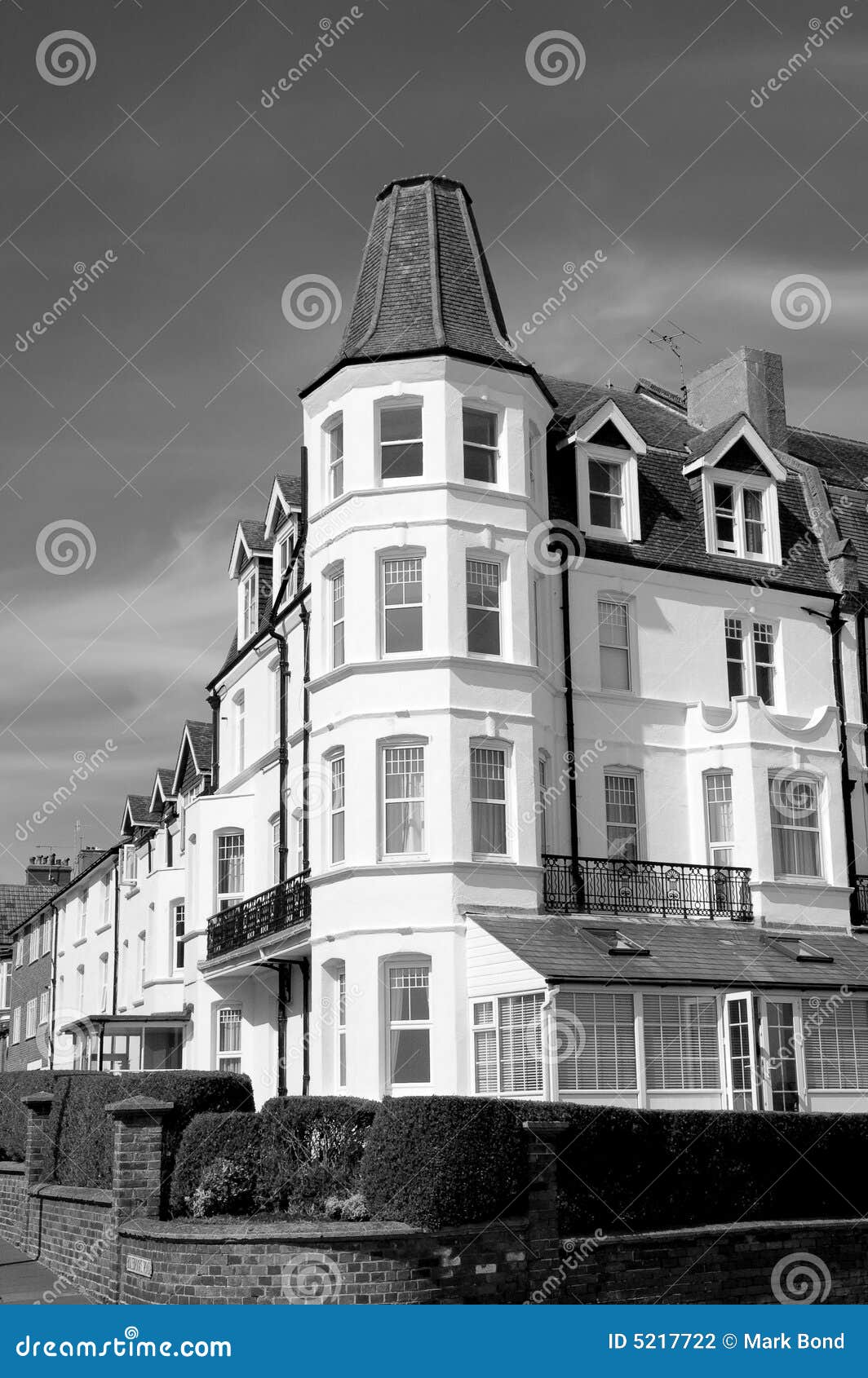 Corner Of House With Eaves, Wooden Beams And Roof Asphalt Shingles ...
