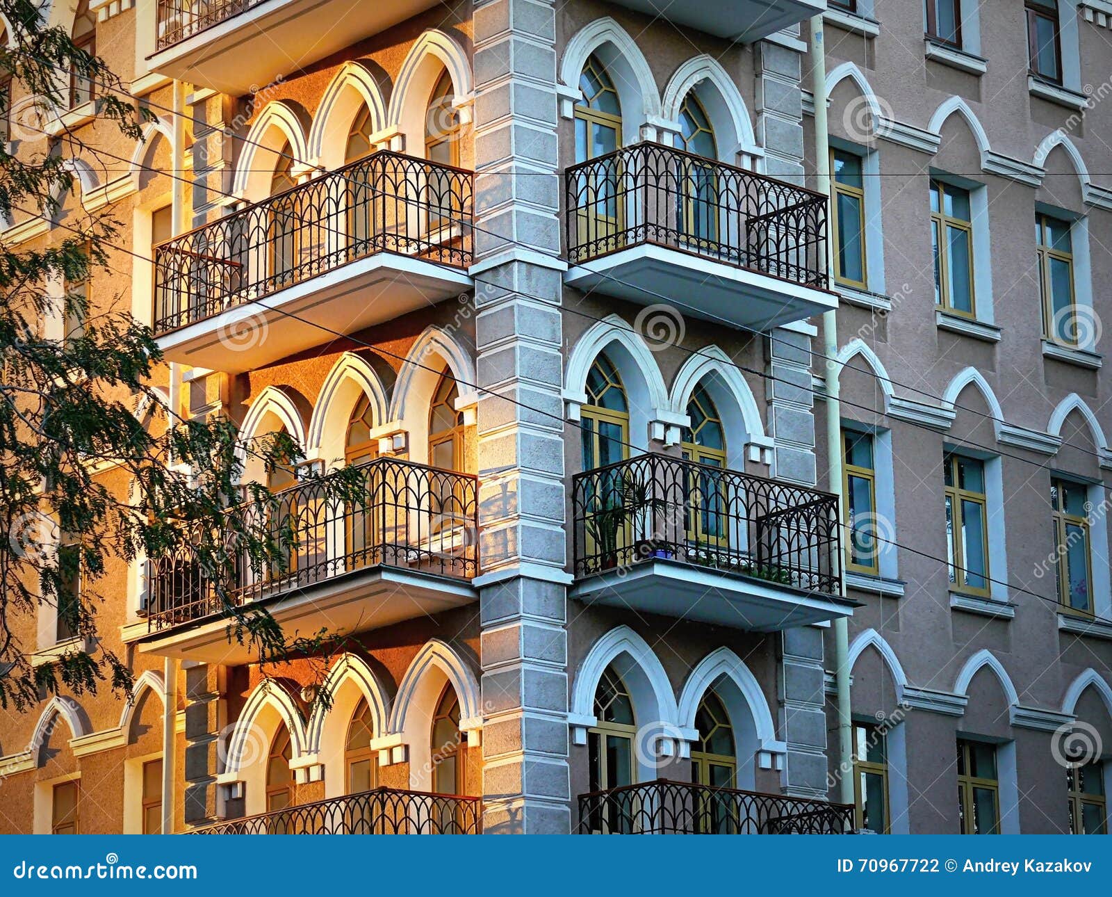 Corner of the house editorial photography. Image of urban - 70967722