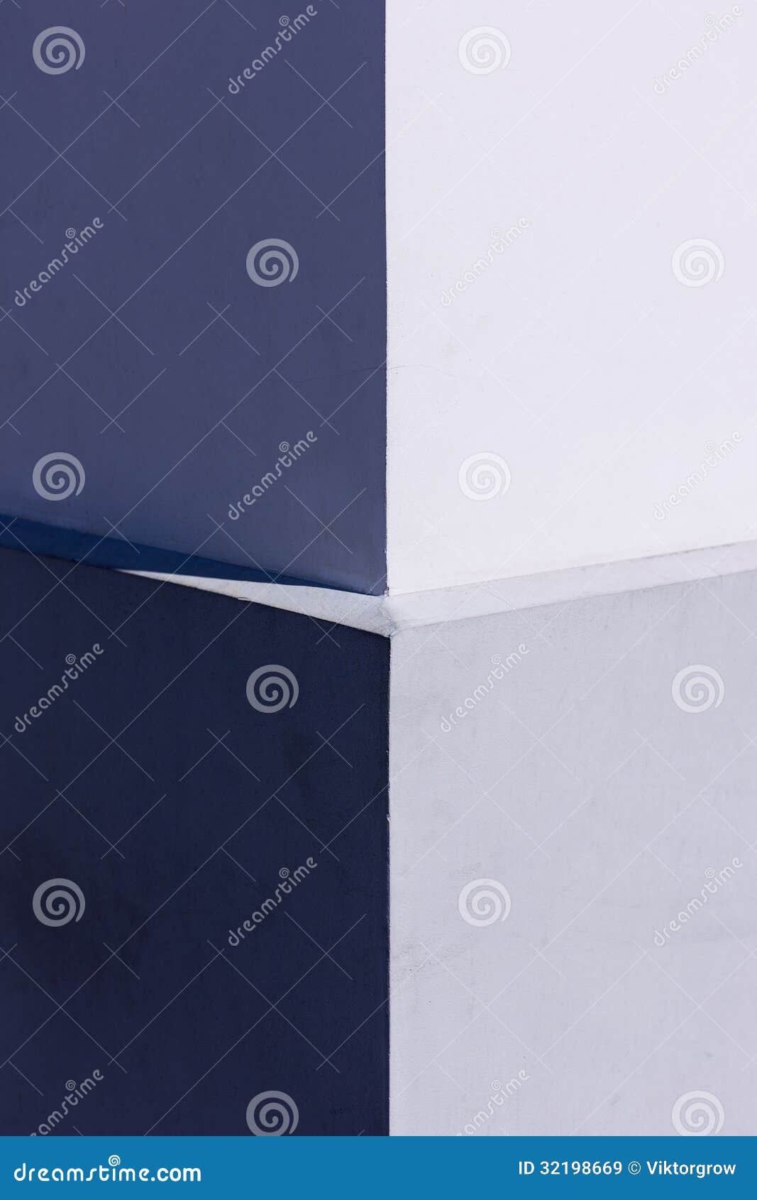 Corner of the House with a Shadow Stock Image - Image of pole ...