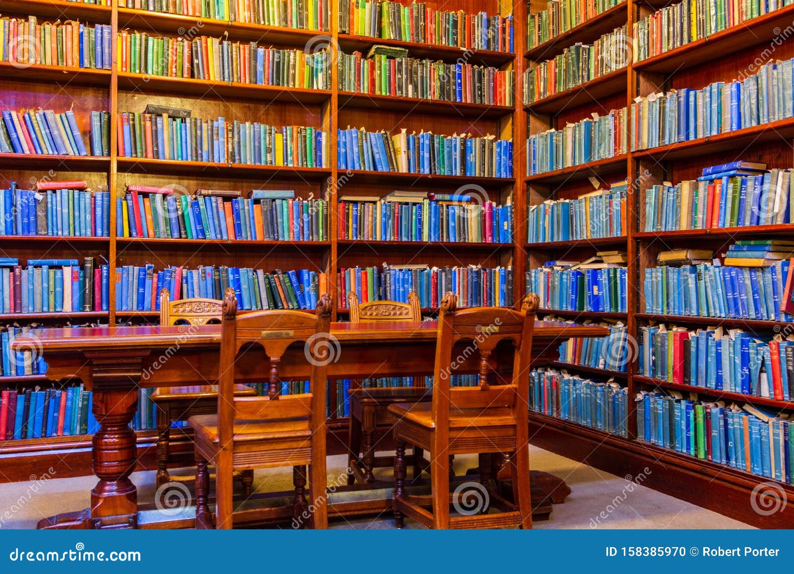 A Corner in a Library stock photo. Image of adelaide - 158385970