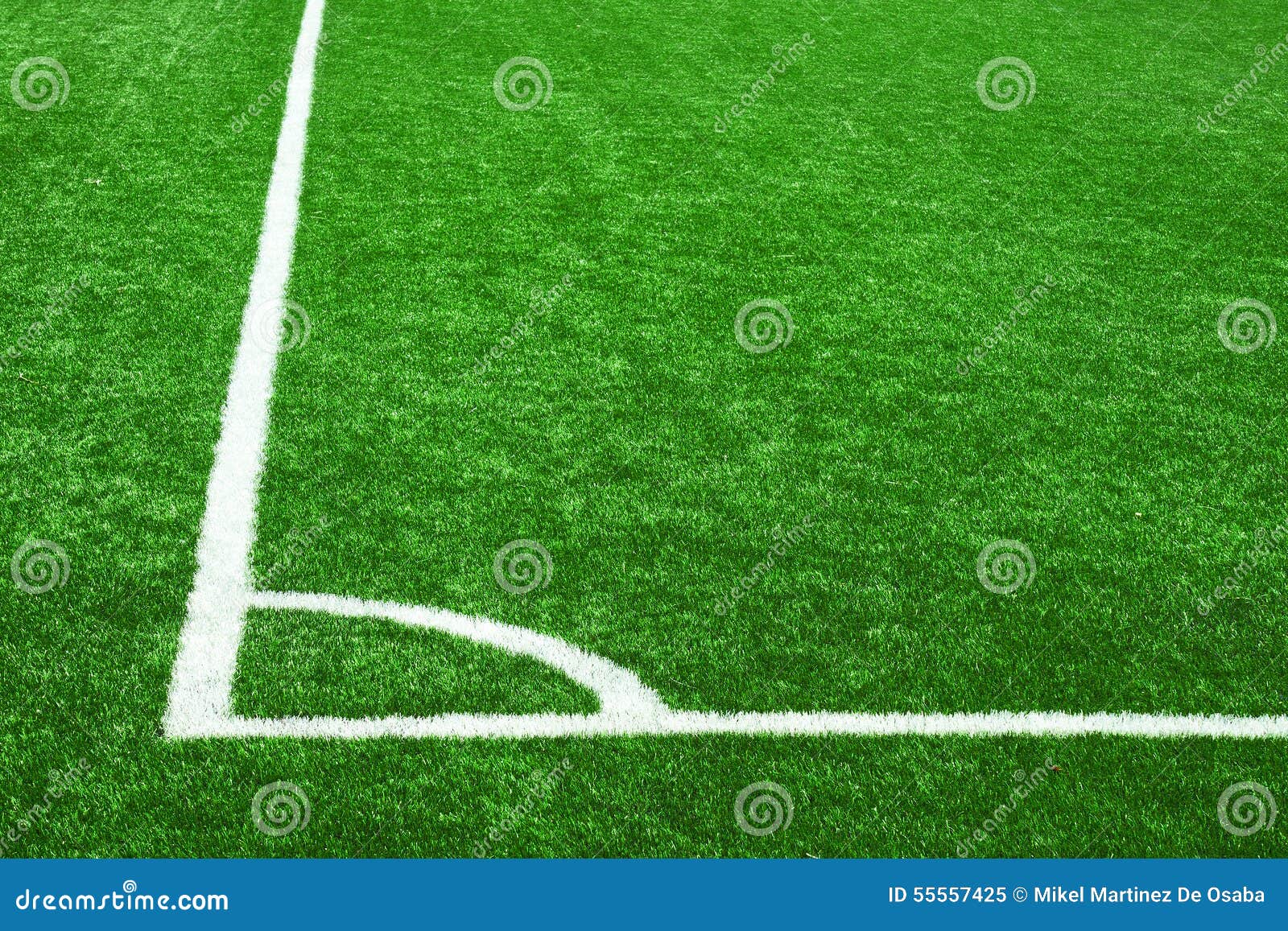 Corner Lines on Soccer Grass Stock Image - Image of sport, grass: 55557425