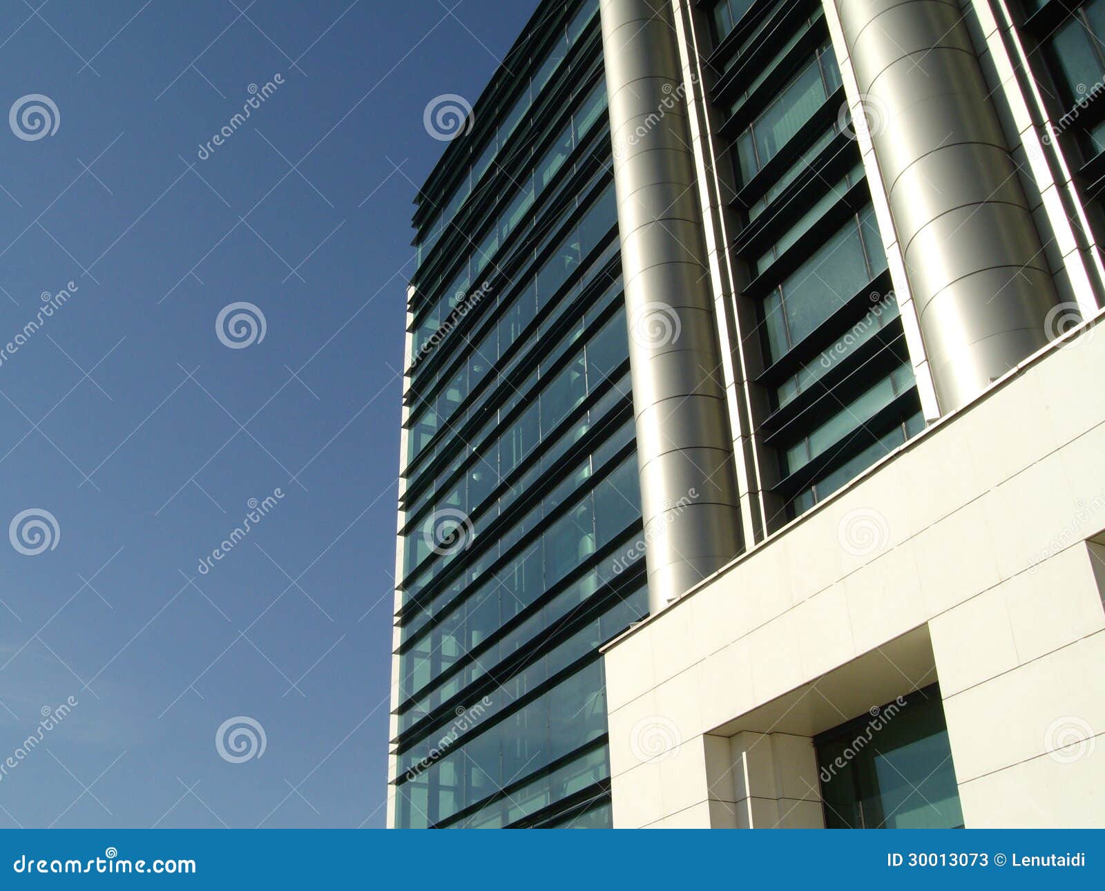 Modern building stock image. Image of building, columns - 30013073