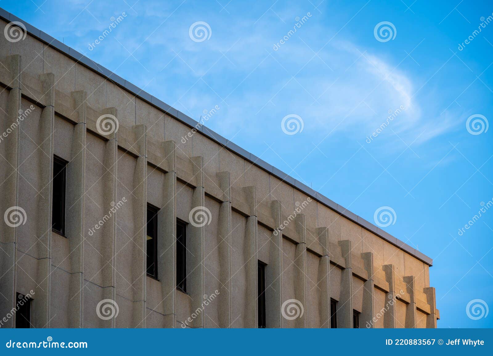 Corner of modern Building stock image. Image of alberta - 220883567