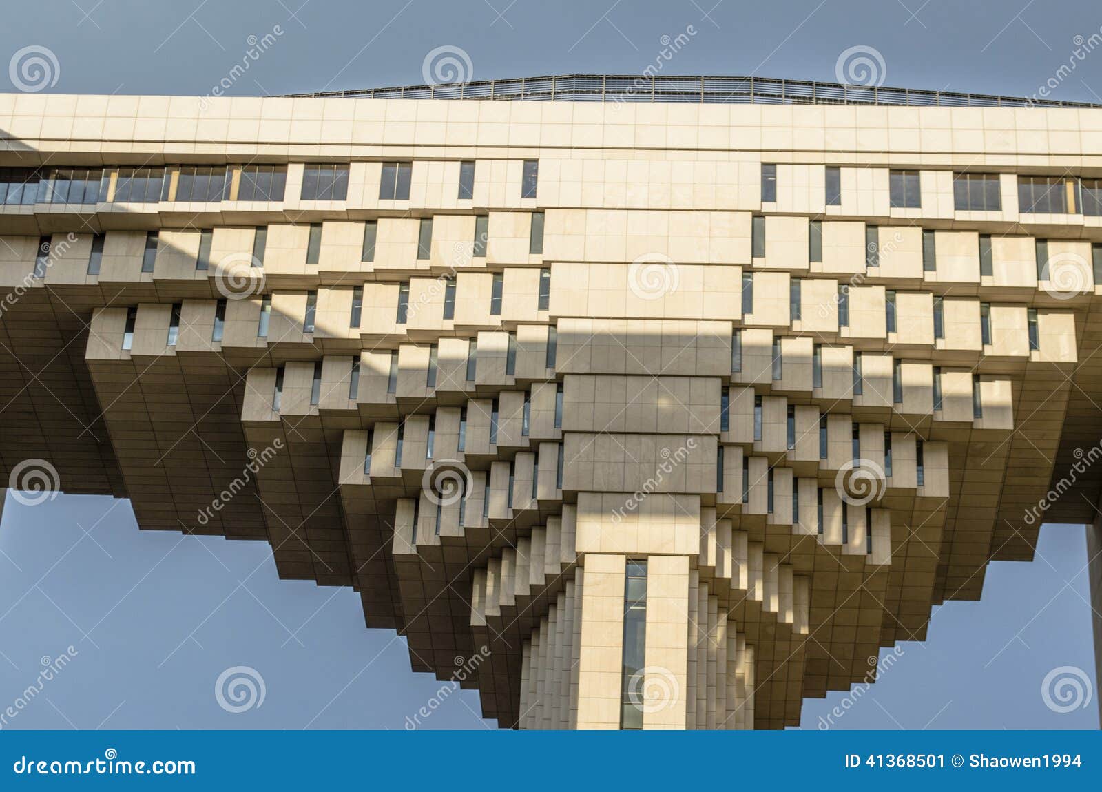 Corner of the Office Building 3 Stock Image - Image of campus, built ...