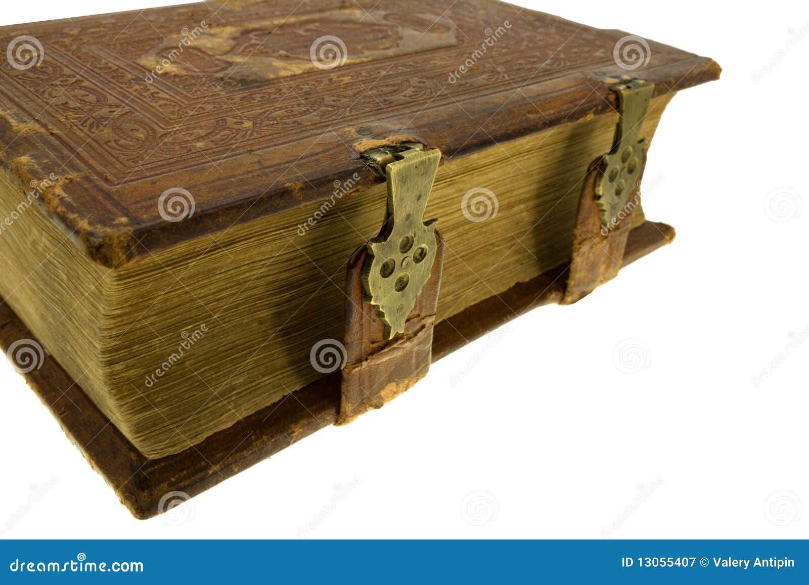 Corner of the Old Book with Lock Stock Image - Image of folio, ancient ...