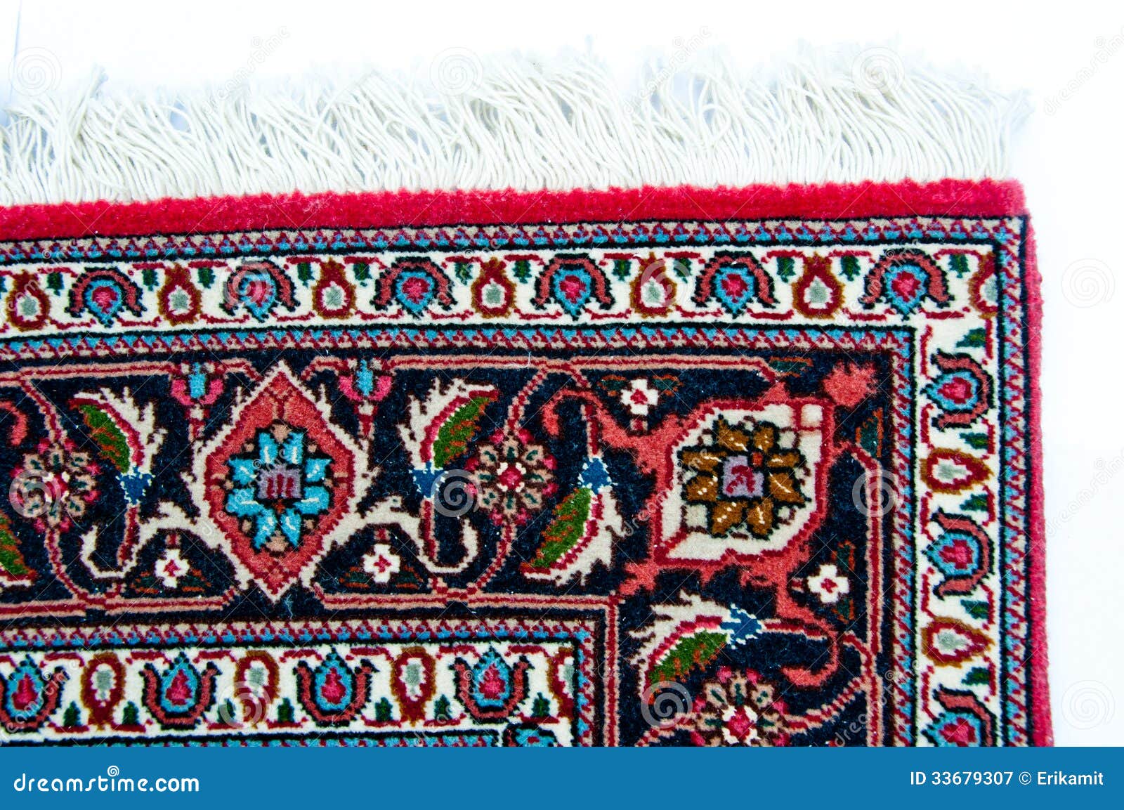 Corner of a Persian rug stock image. Image of tabriz - 33679307