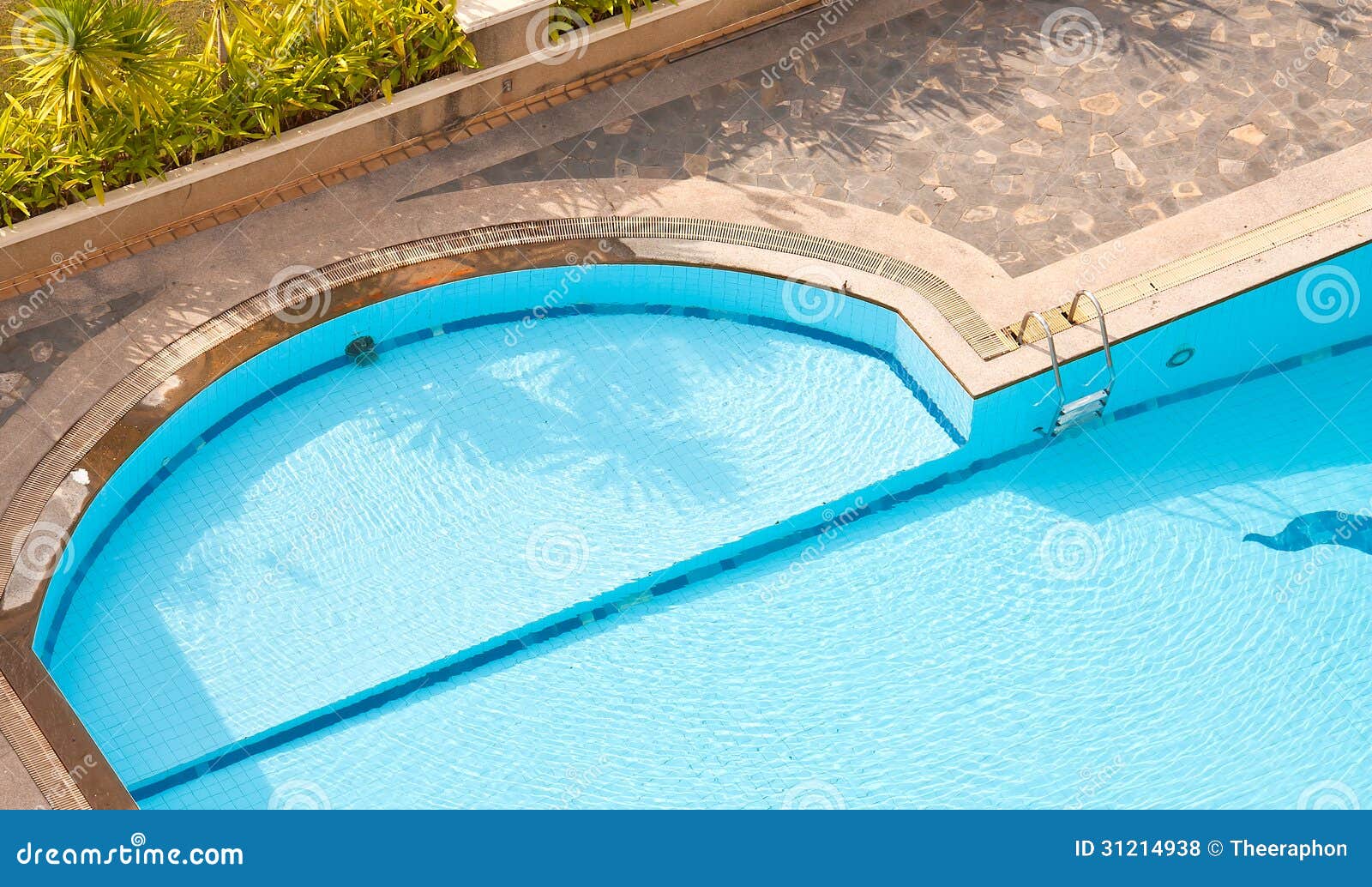 Corner of the pool stock photo. Image of relaxation, clean - 31214938