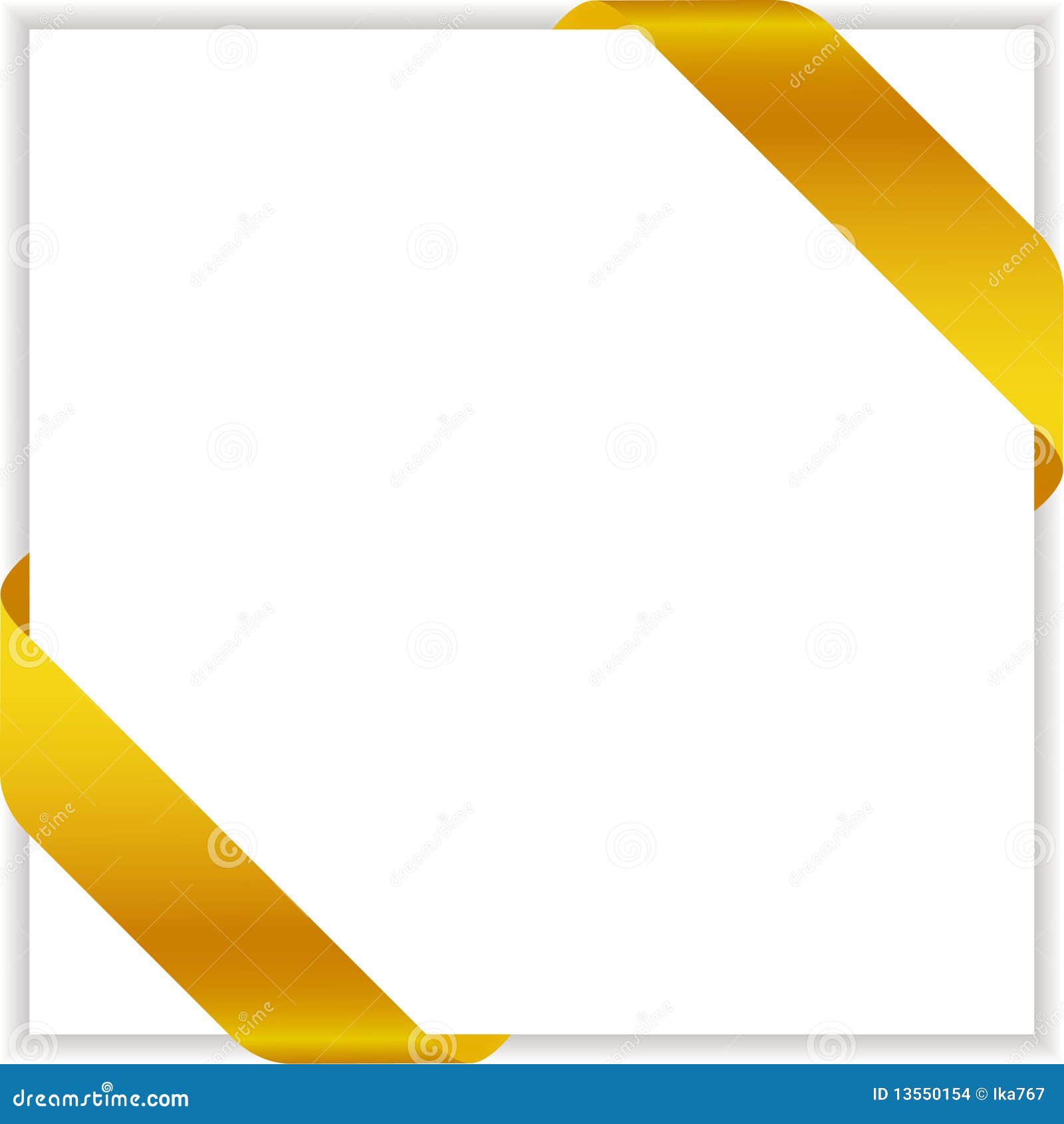 Corner ribbon stock vector. Illustration of shop, message - 13550154