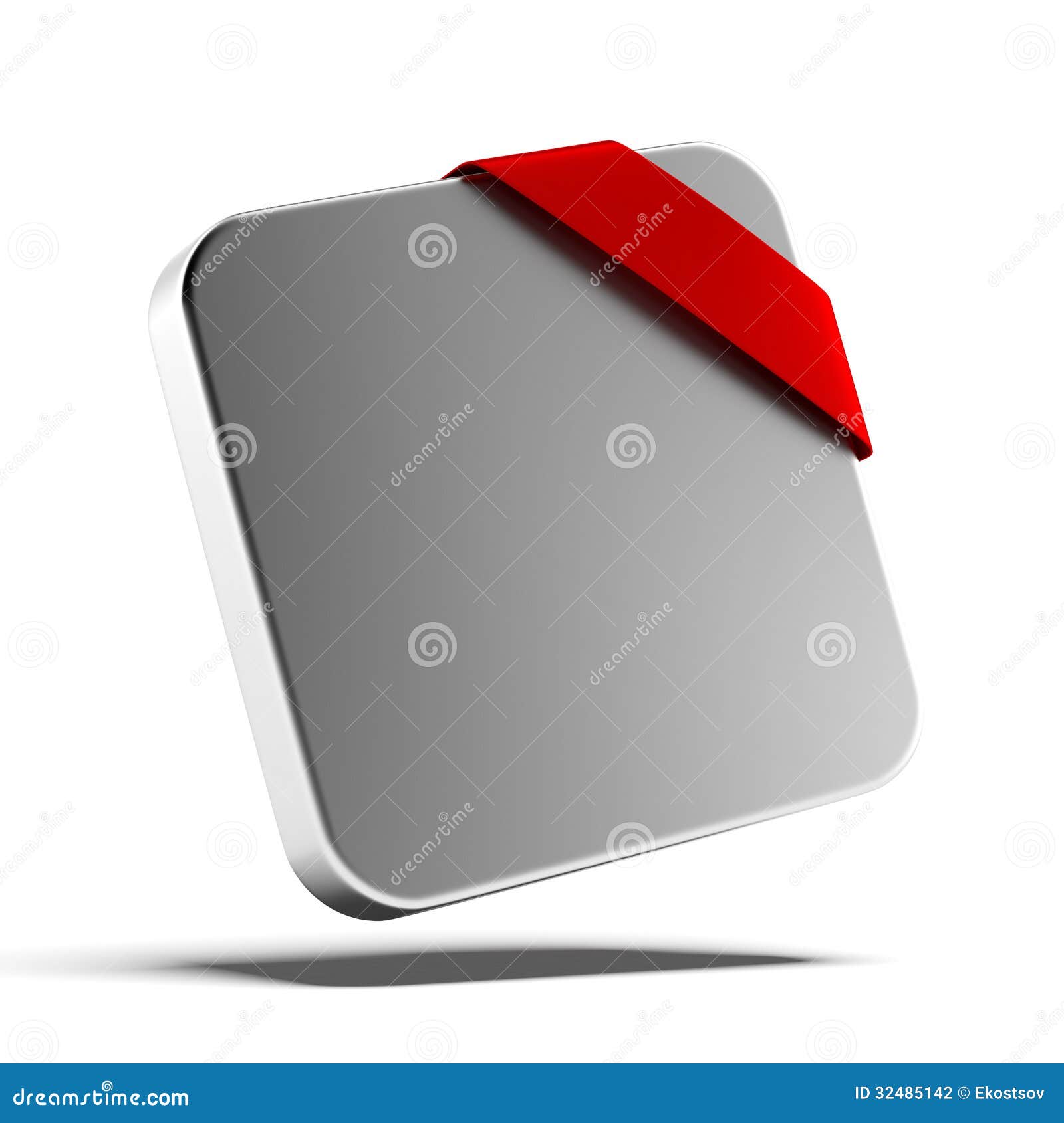 Corner Ribbon with New App Icon Stock Illustration - Illustration of ...
