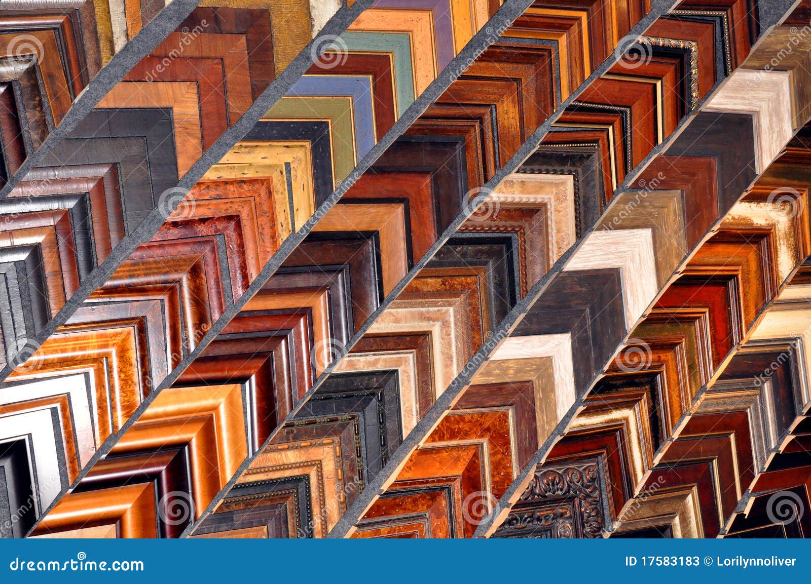 Corner Samples stock image. Image of custom, frame, shop - 17583183