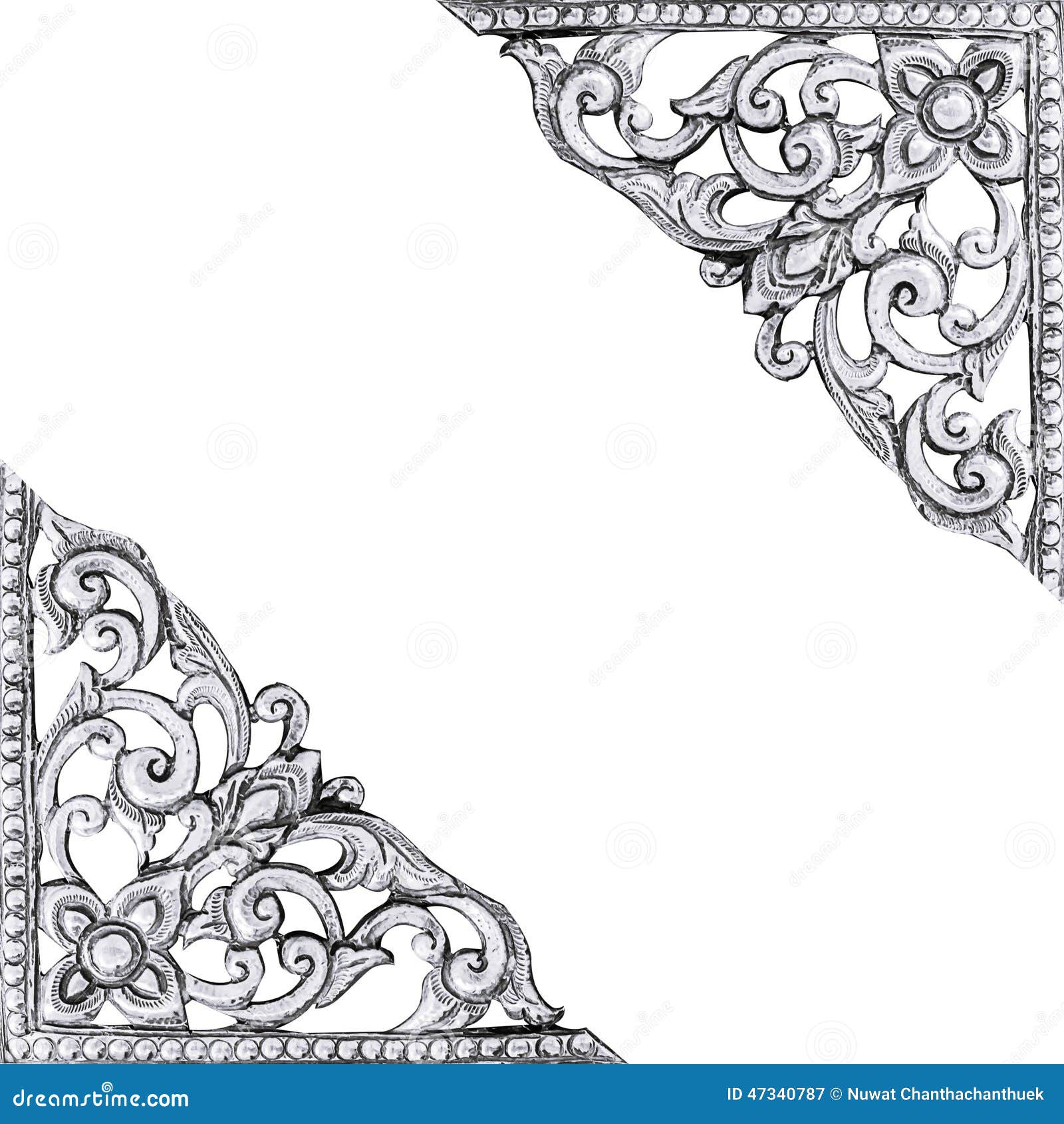 3D Carve Thai Pattern Vector Illustration | CartoonDealer.com #96657168