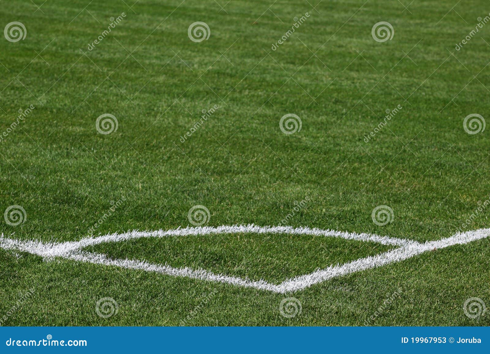 Corner of soccer pitch stock image. Image of sport, green - 19967953
