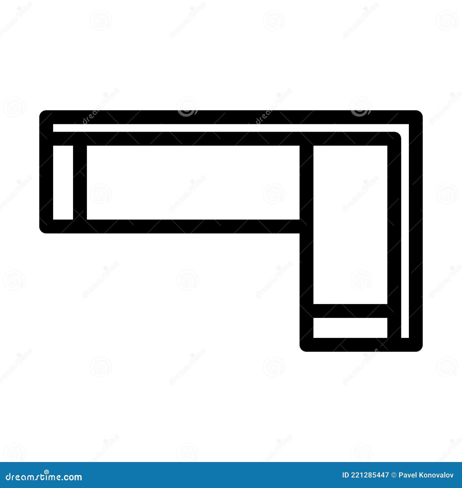 Sofa Icon On White Background. Modern Luxury Sofas. Flat Style. Couches ...