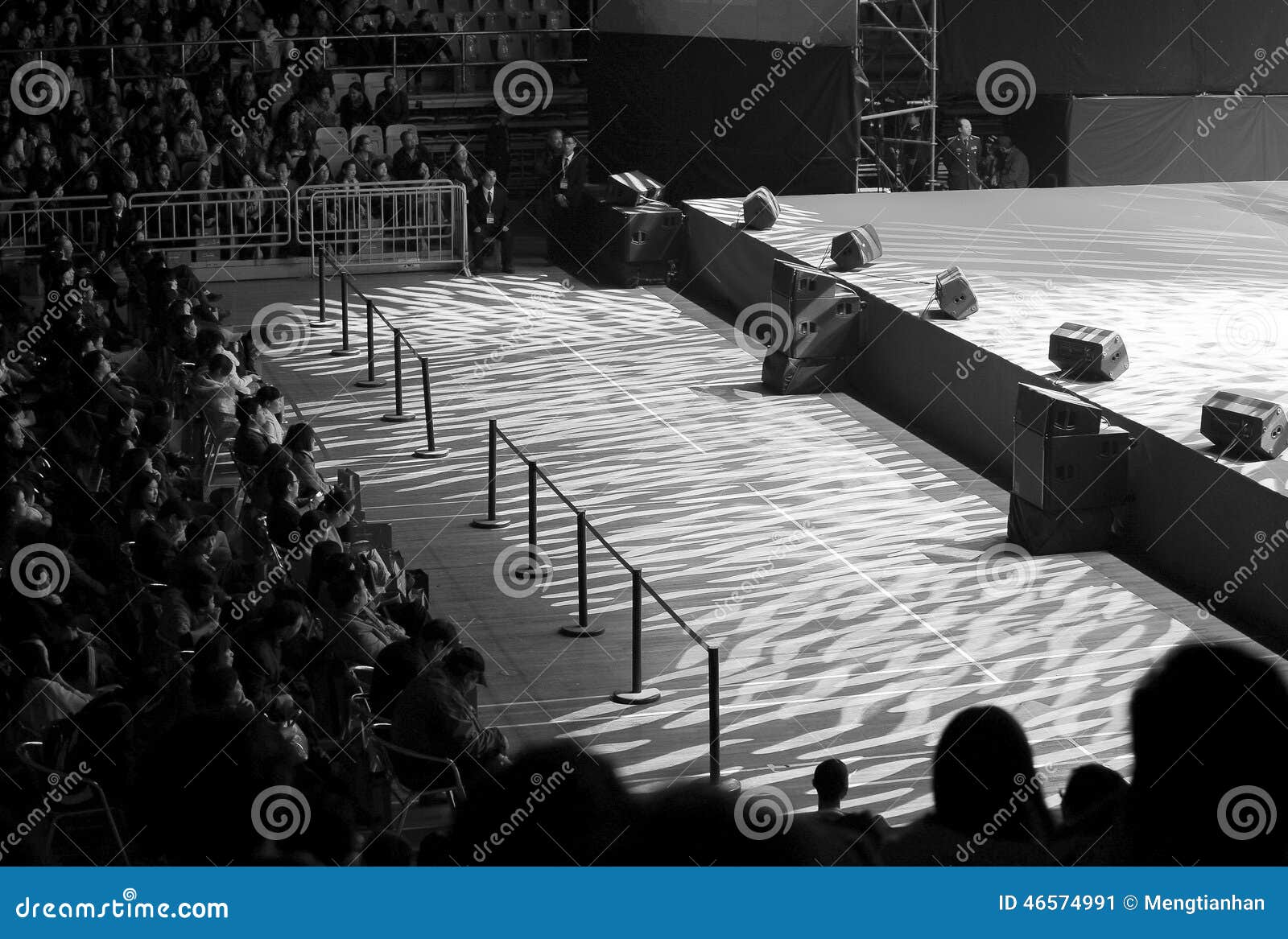 A corner of the stage editorial photo. Image of army - 46574991